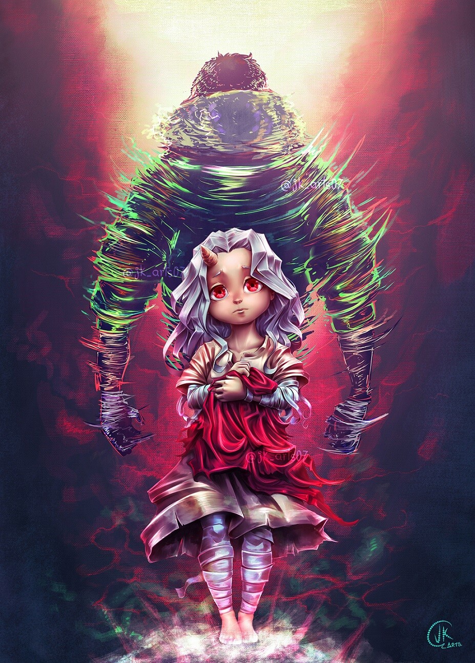 ArtStation - Eri & Overhaul_My Hero Academy