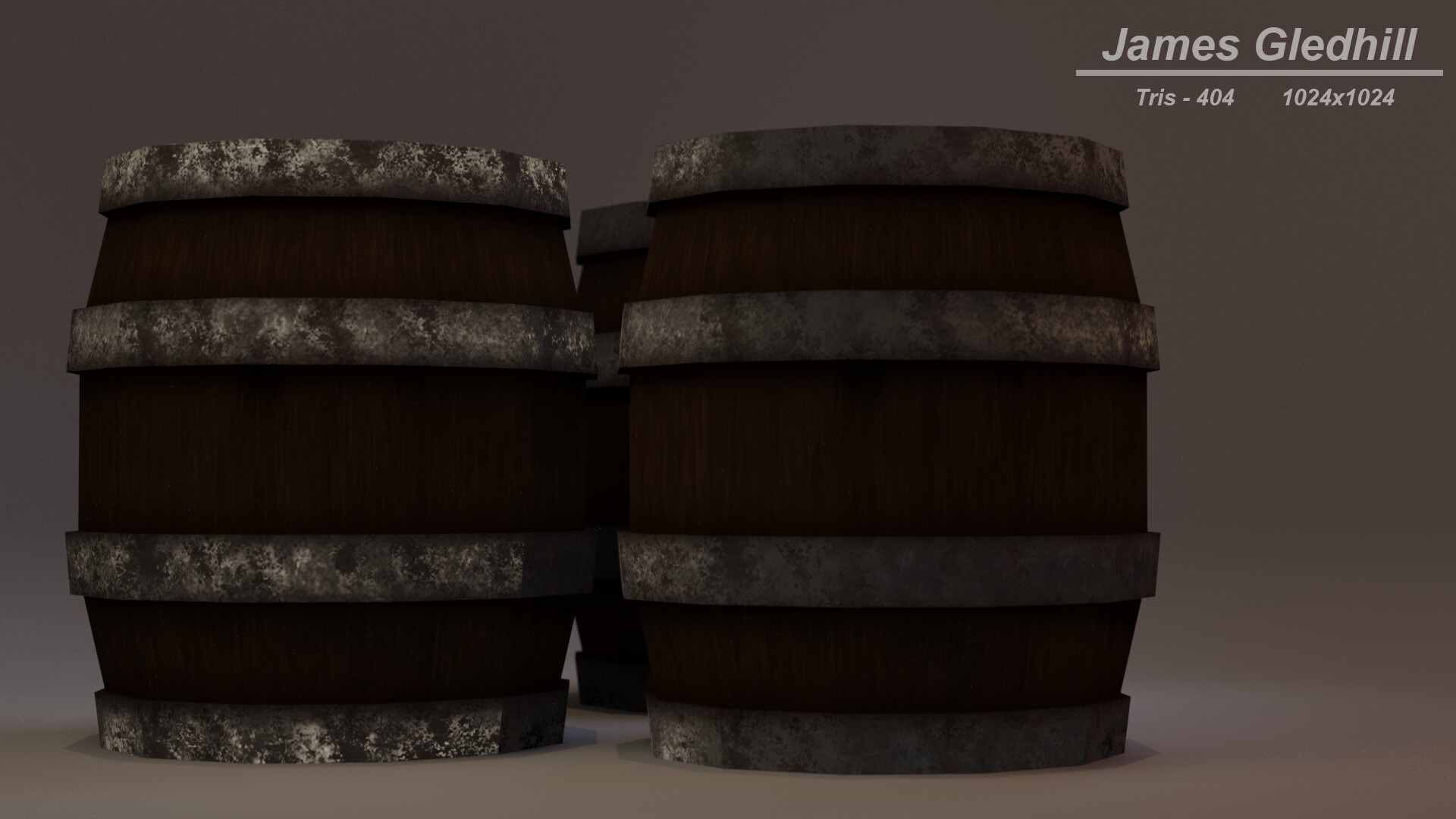 James Gledhill - Wooden Barrel - 1 Hour Challenge