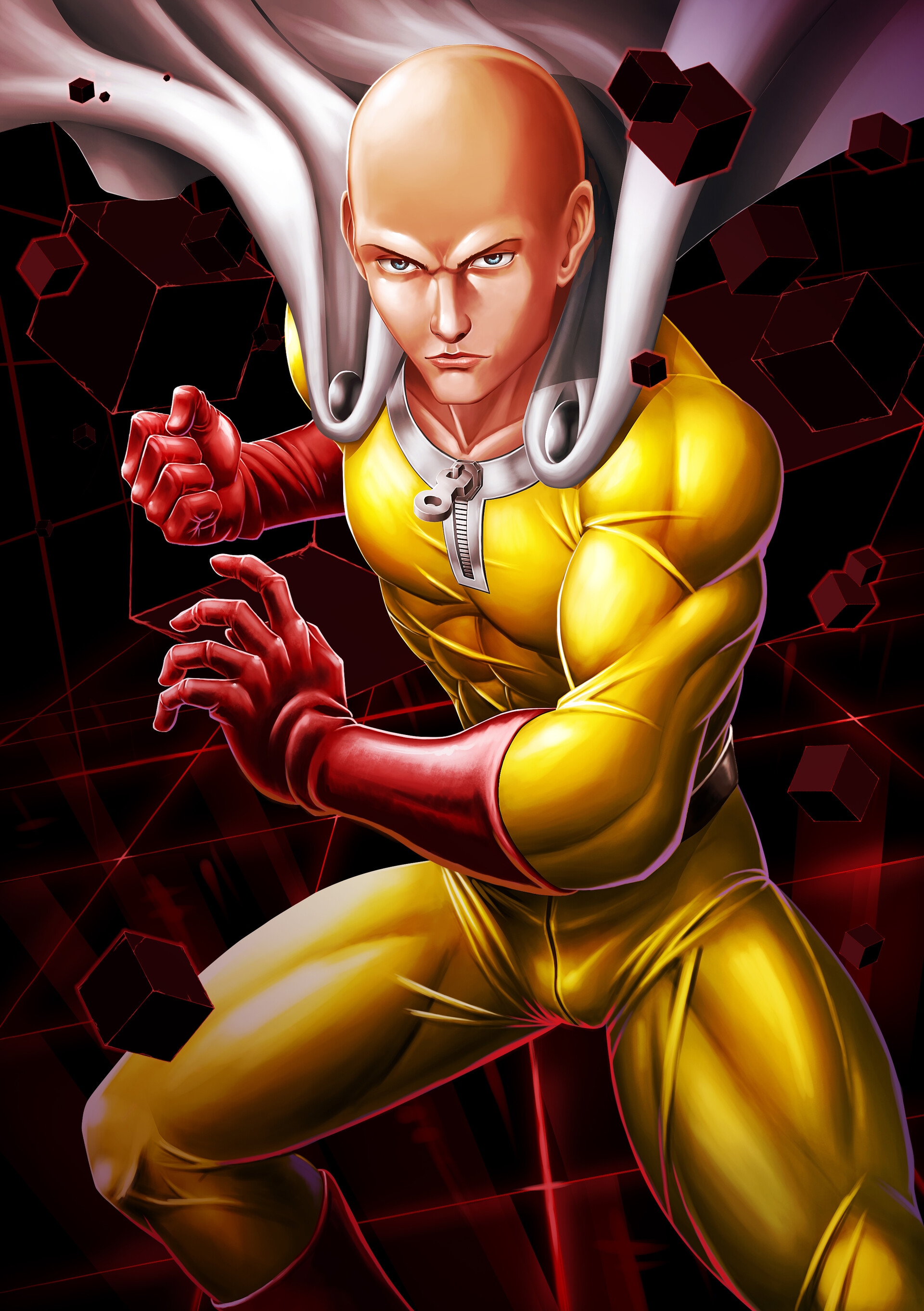 ArtStation - Onepunchman Saitama_1