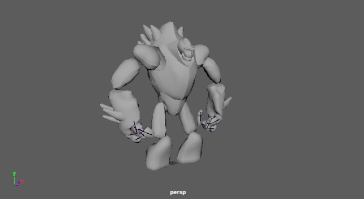 ArtStation - Big Golem Animation