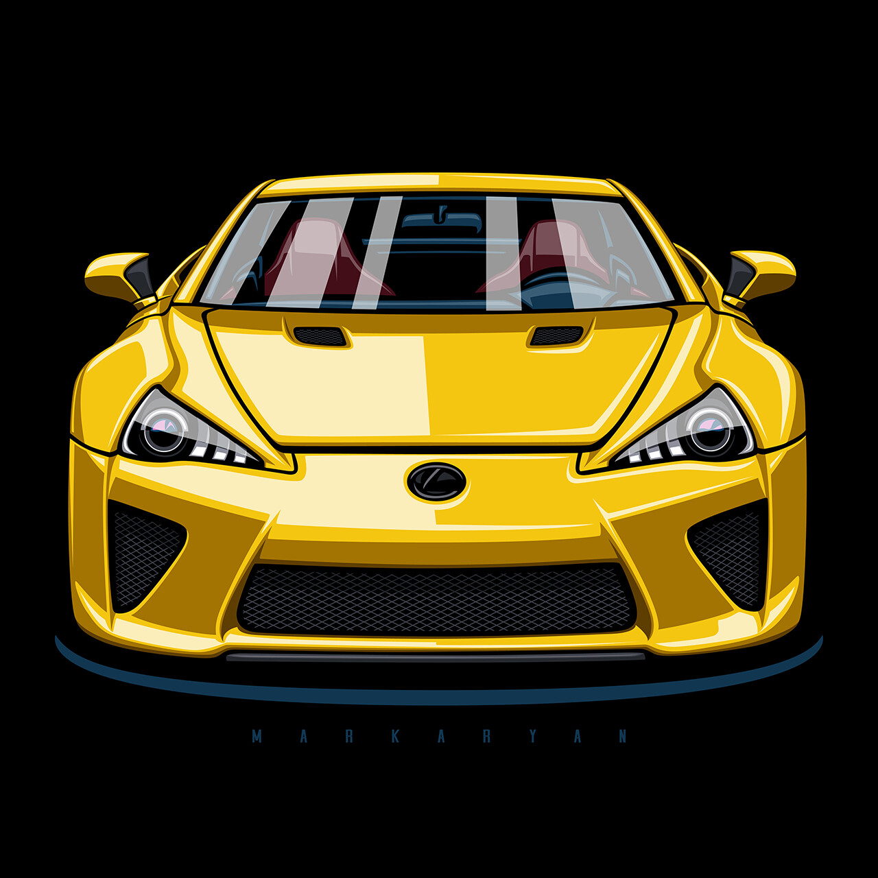 ArtStation - Lexus LFA