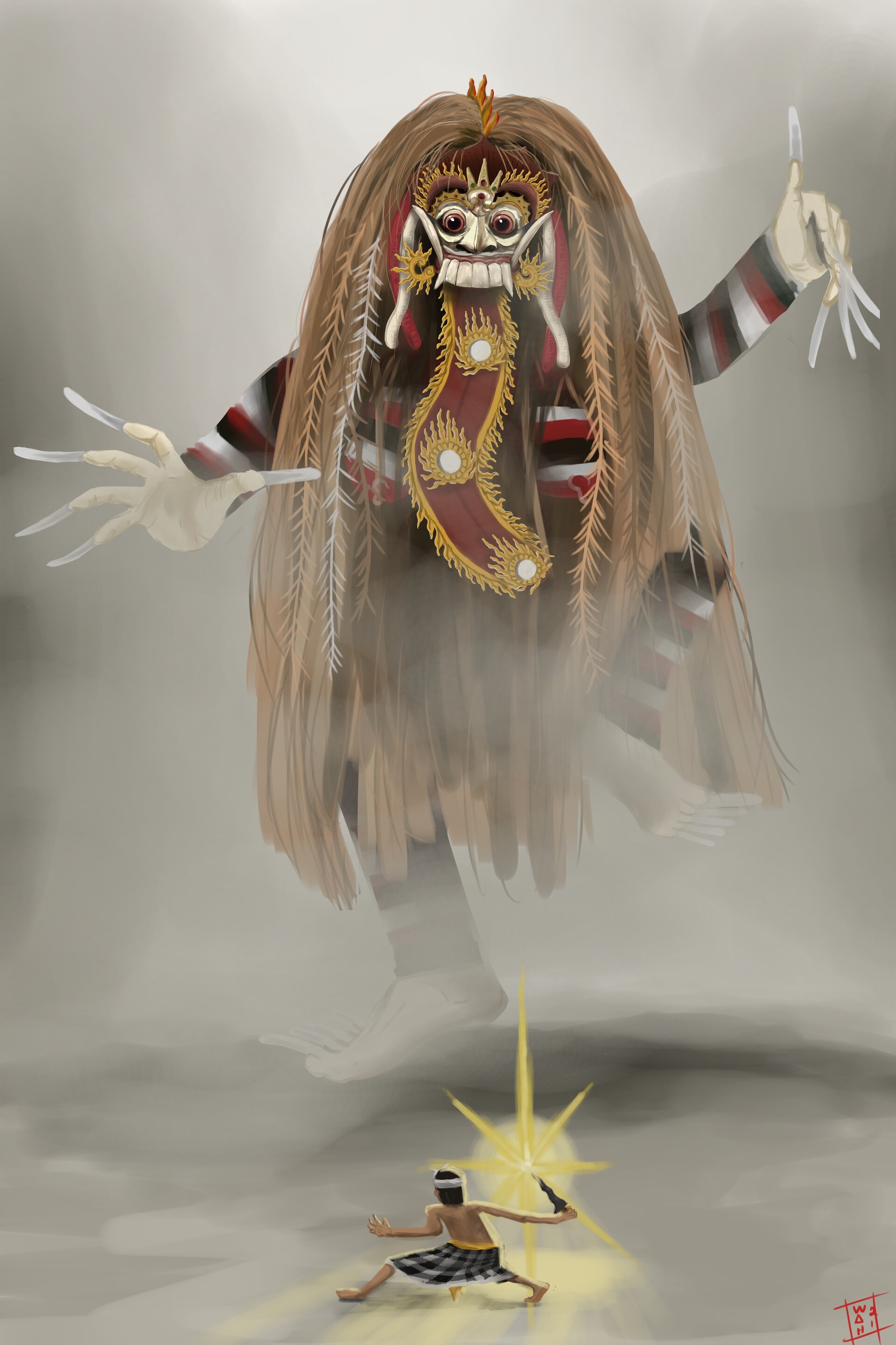 ArtStation - Final Boss Battle: Rangda