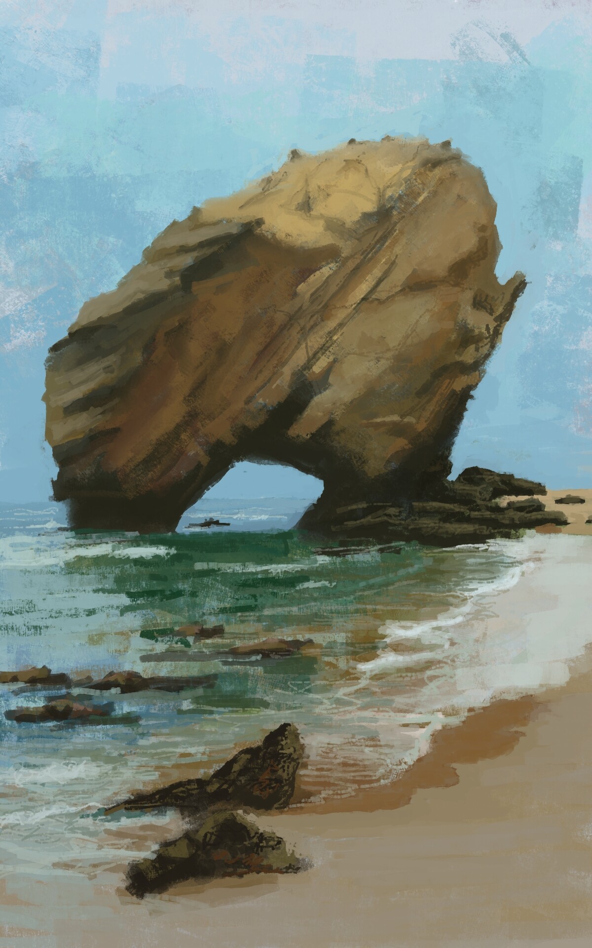 ArtStation - Rock Santa Cruz *sketch*