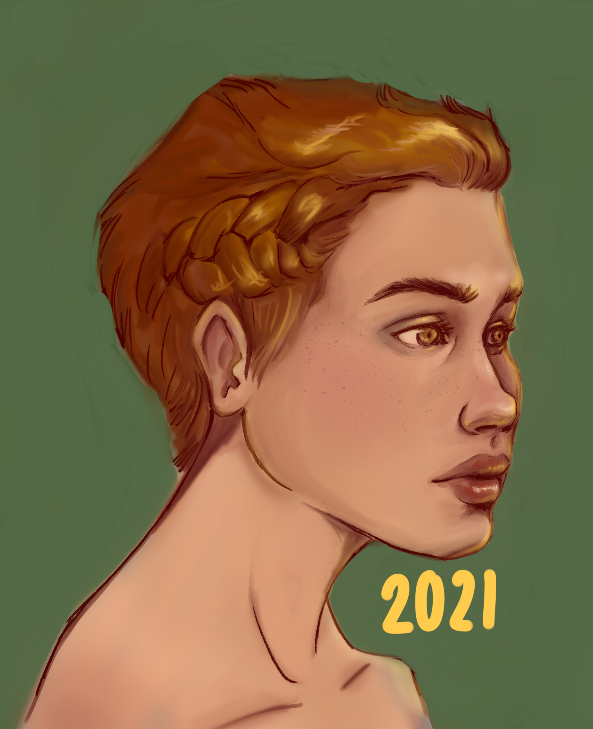 ArtStation - Draw this again - redraw of old artwork with no reference