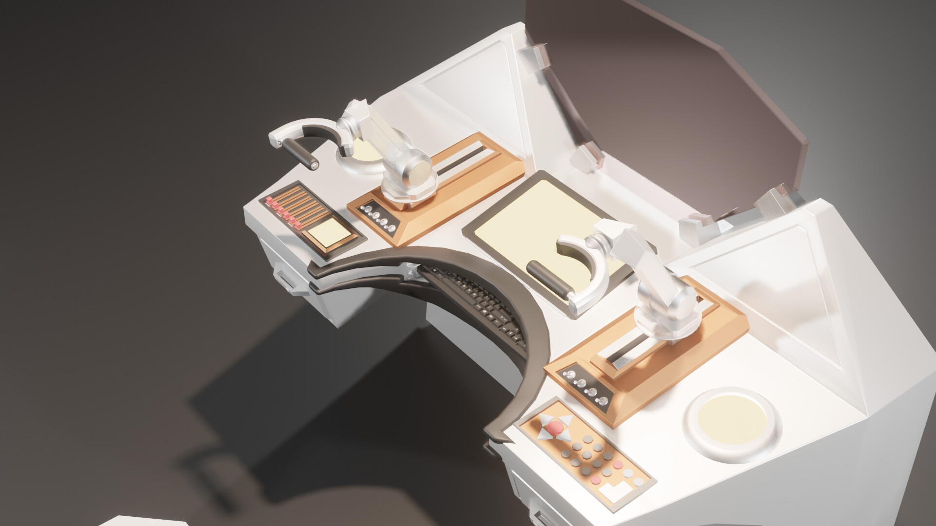 ArtStation - Spaceship Helms Terminal