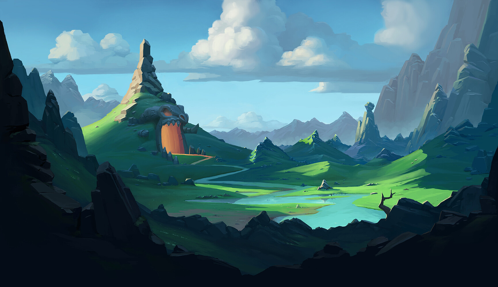 ArtStation - Dragon gate