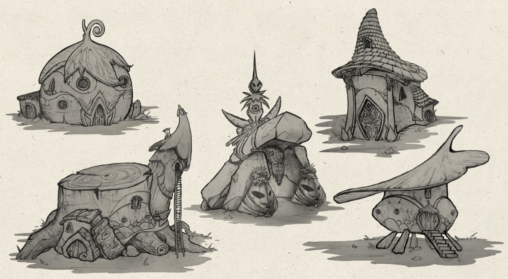 ArtStation - Fantasy architectures