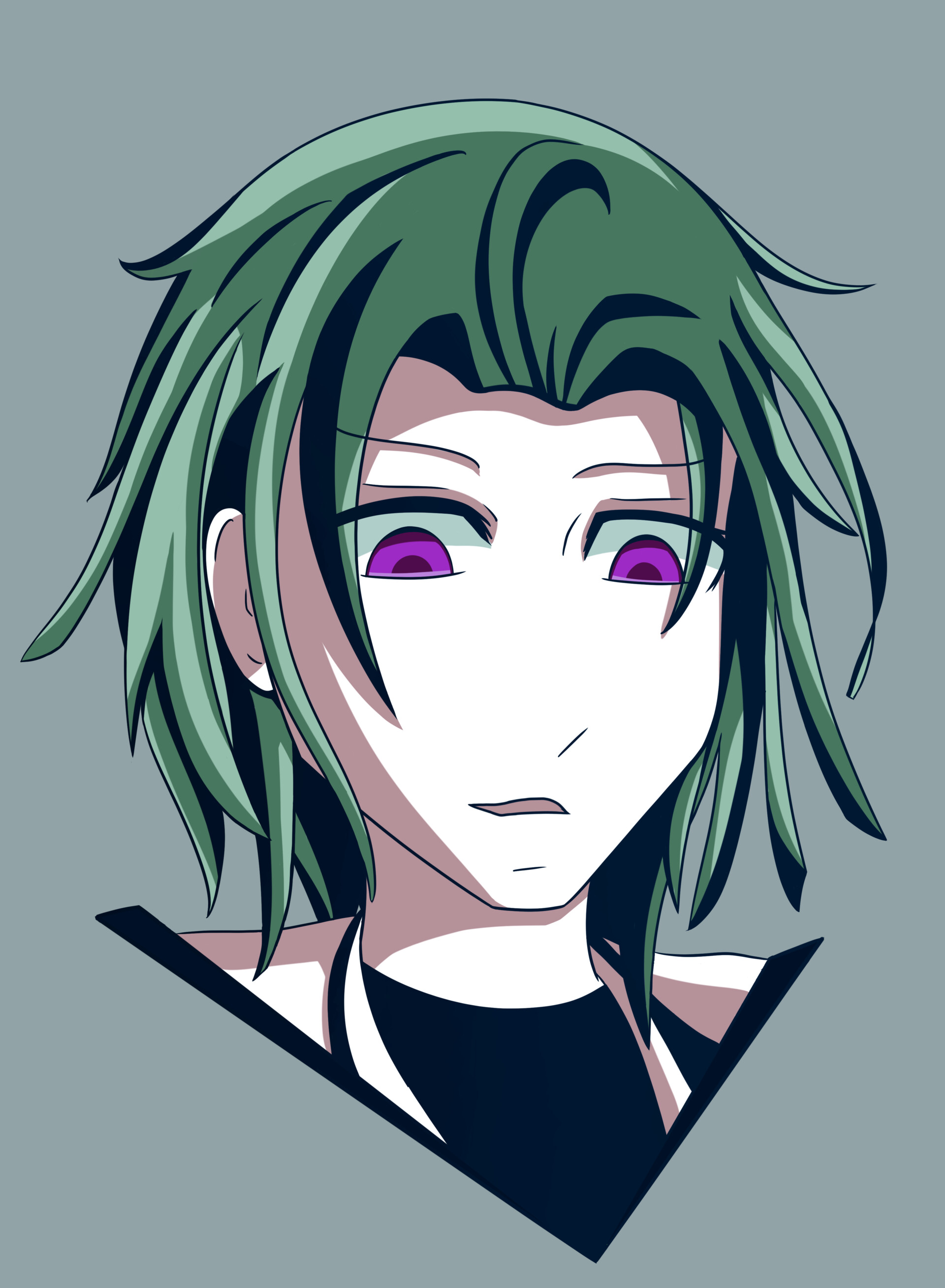 ArtStation - Anime boy portrait