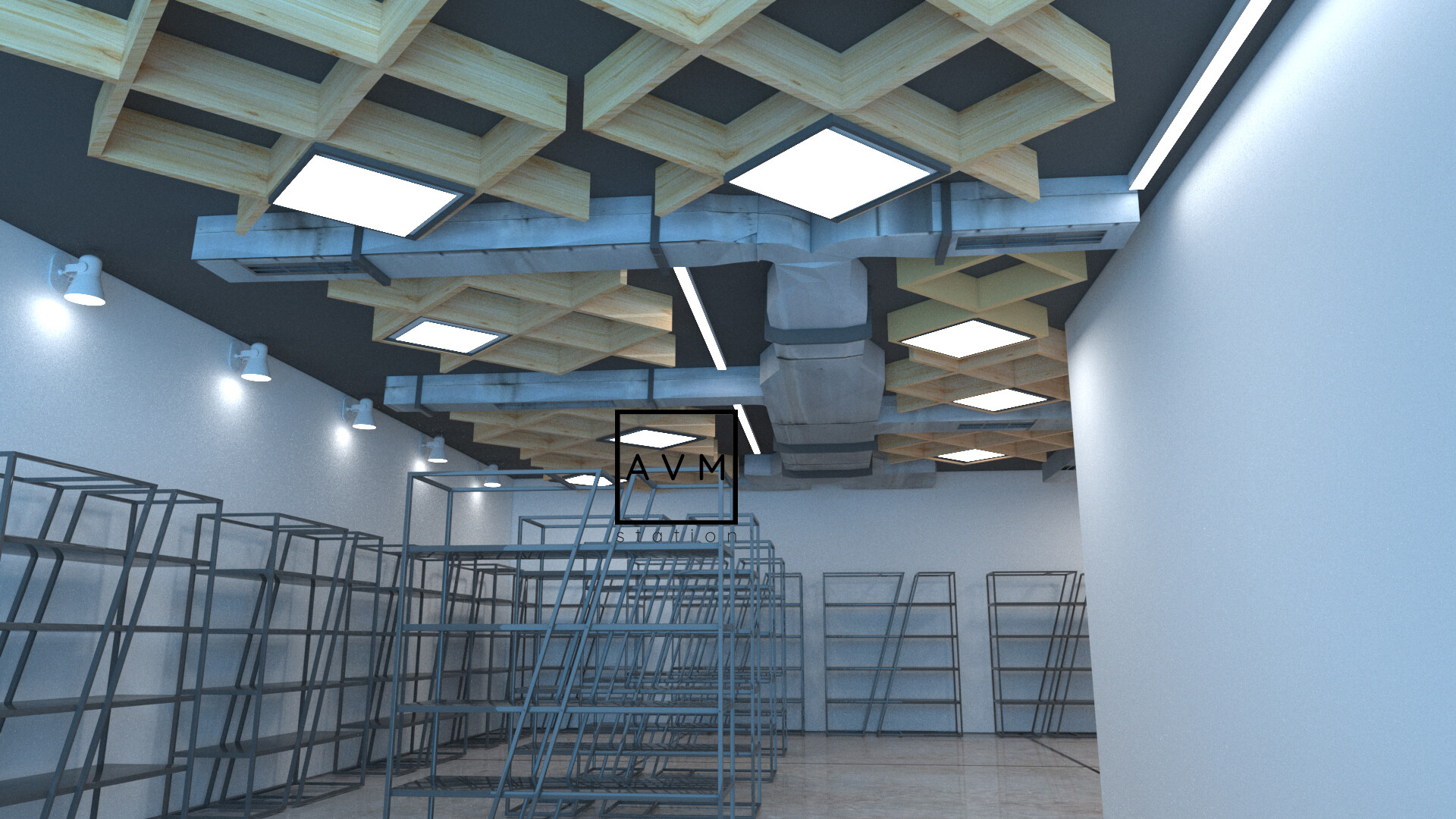 ArtStation - Interior designing for retail store