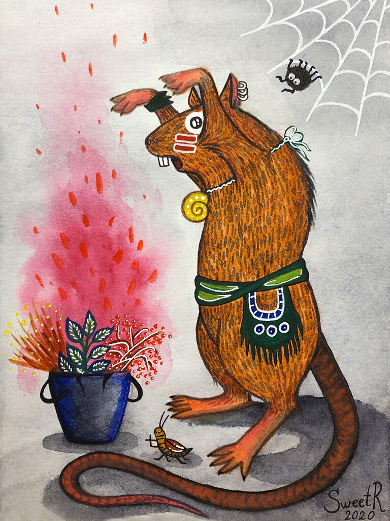 ArtStation - Rat shaman, cockroach and spider...