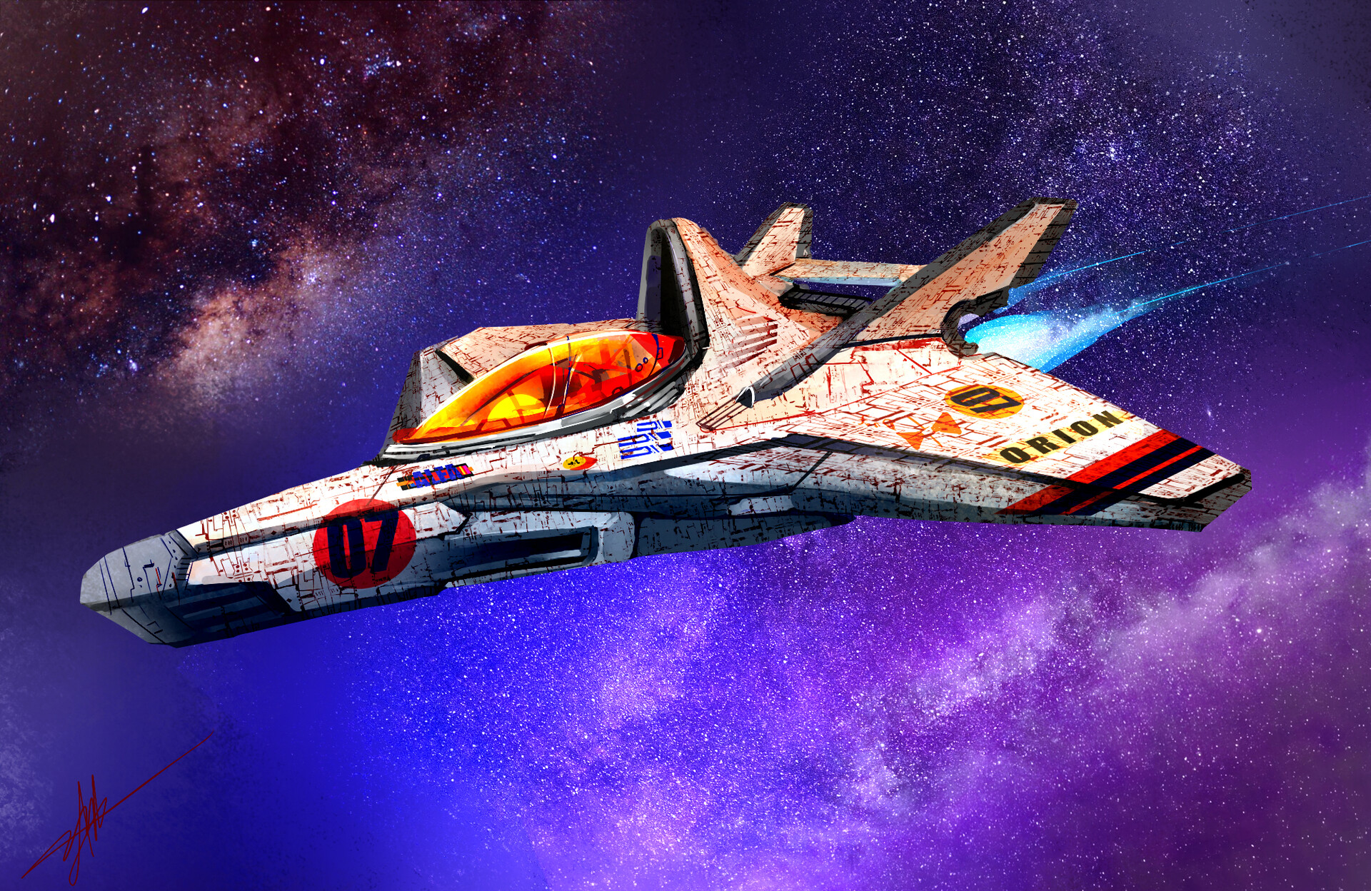 ArtStation - Space sailor