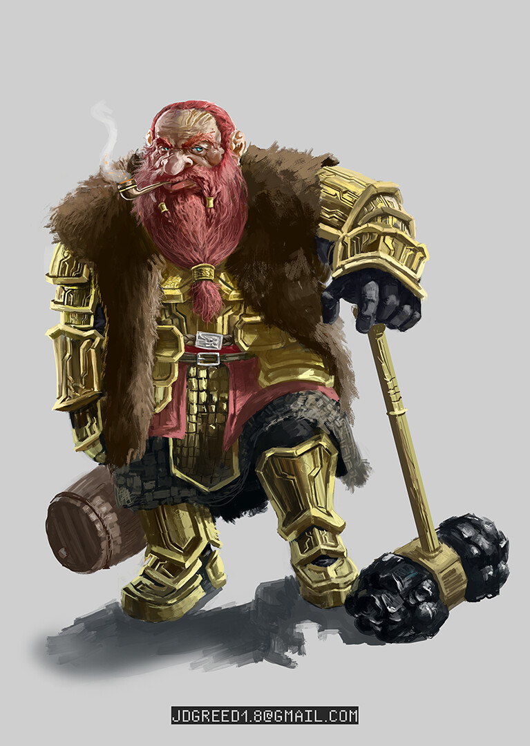 Artstation Dwarf King