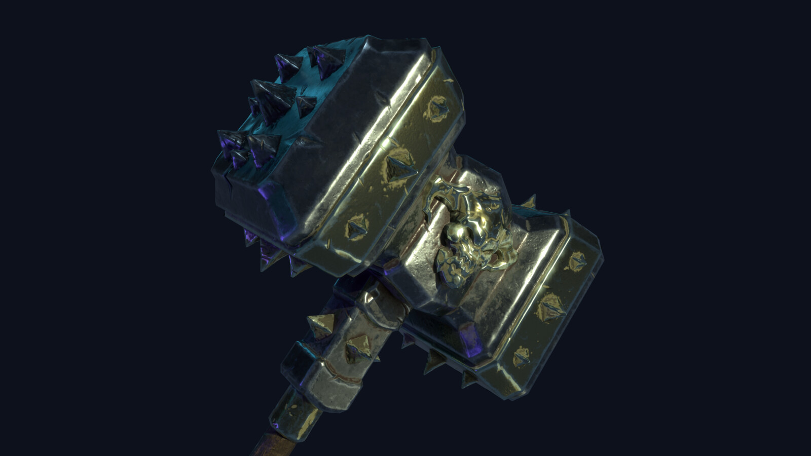 Oleh Puhachov - Spiked warhammer.