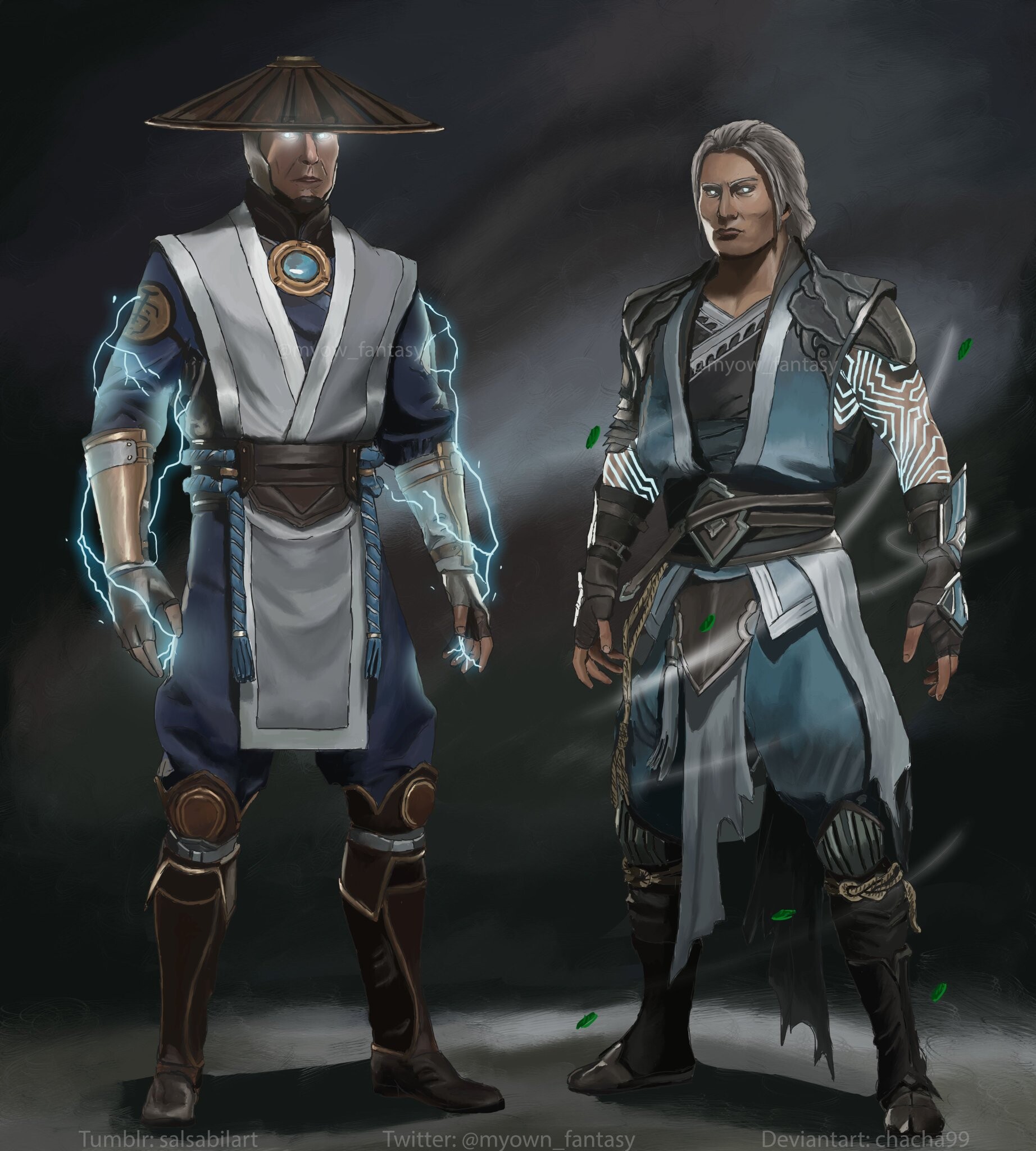 ArtStation - Raiden & Fujin