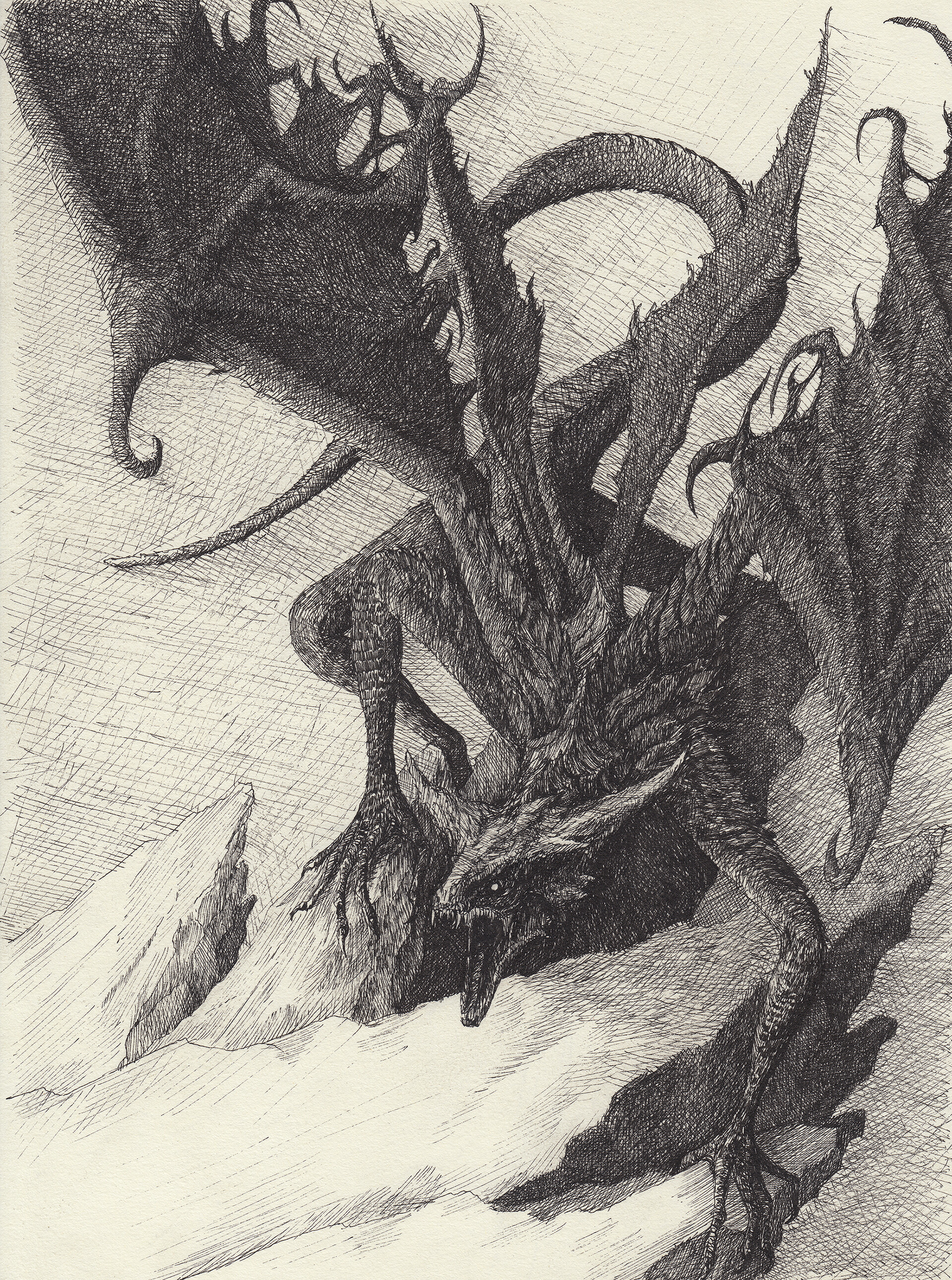 ArtStation - Darkeater Midir, Dark Souls III: The Ringed City