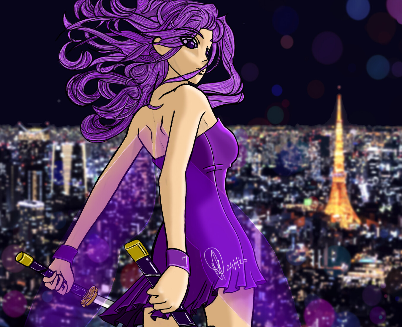 ArtStation - Silmeria The Violet Eagle