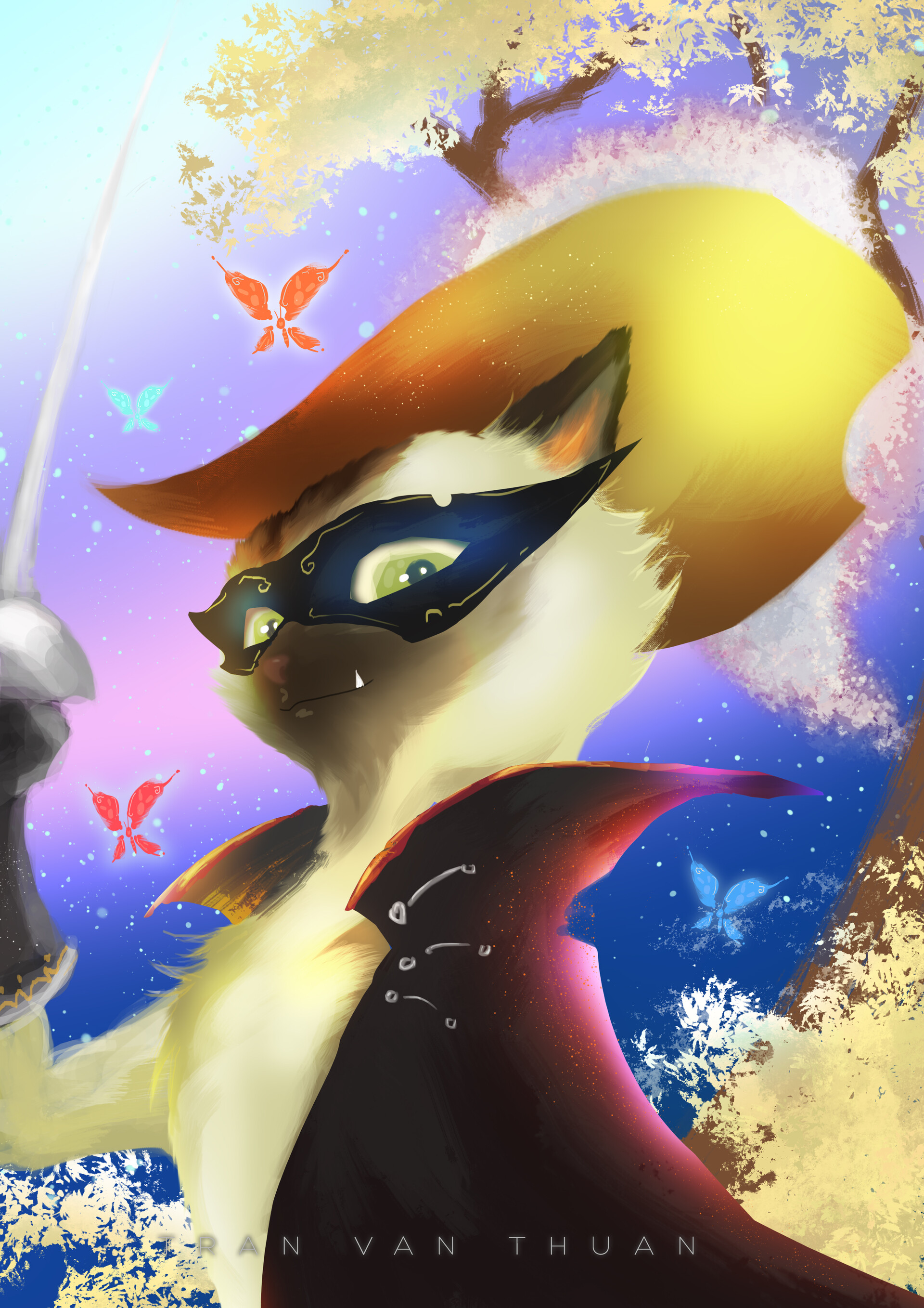 ArtStation - Cat Swordman