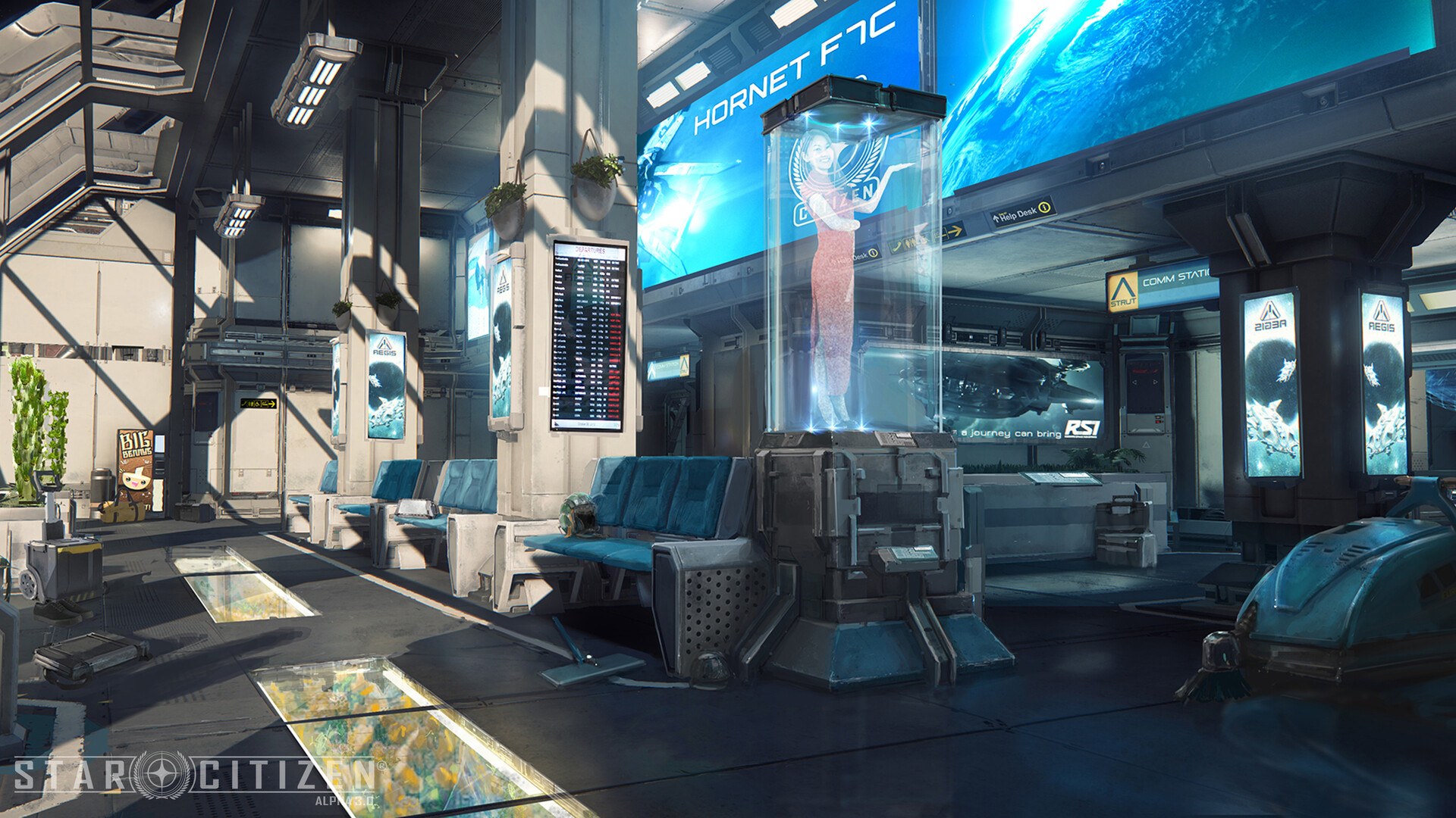 ArtStation - Star Citizen Alpha Station interior concept