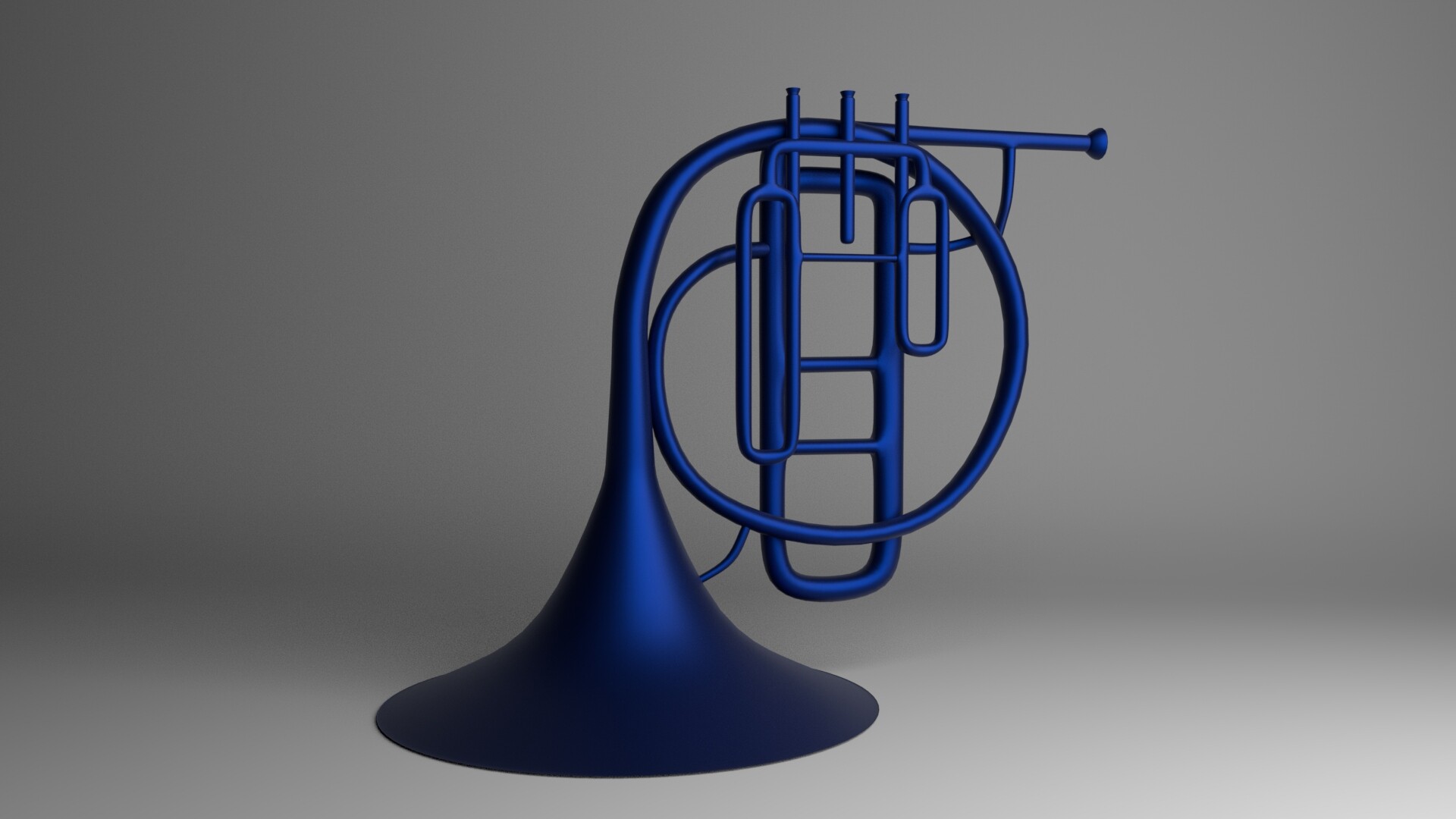 how to draw blue french horn