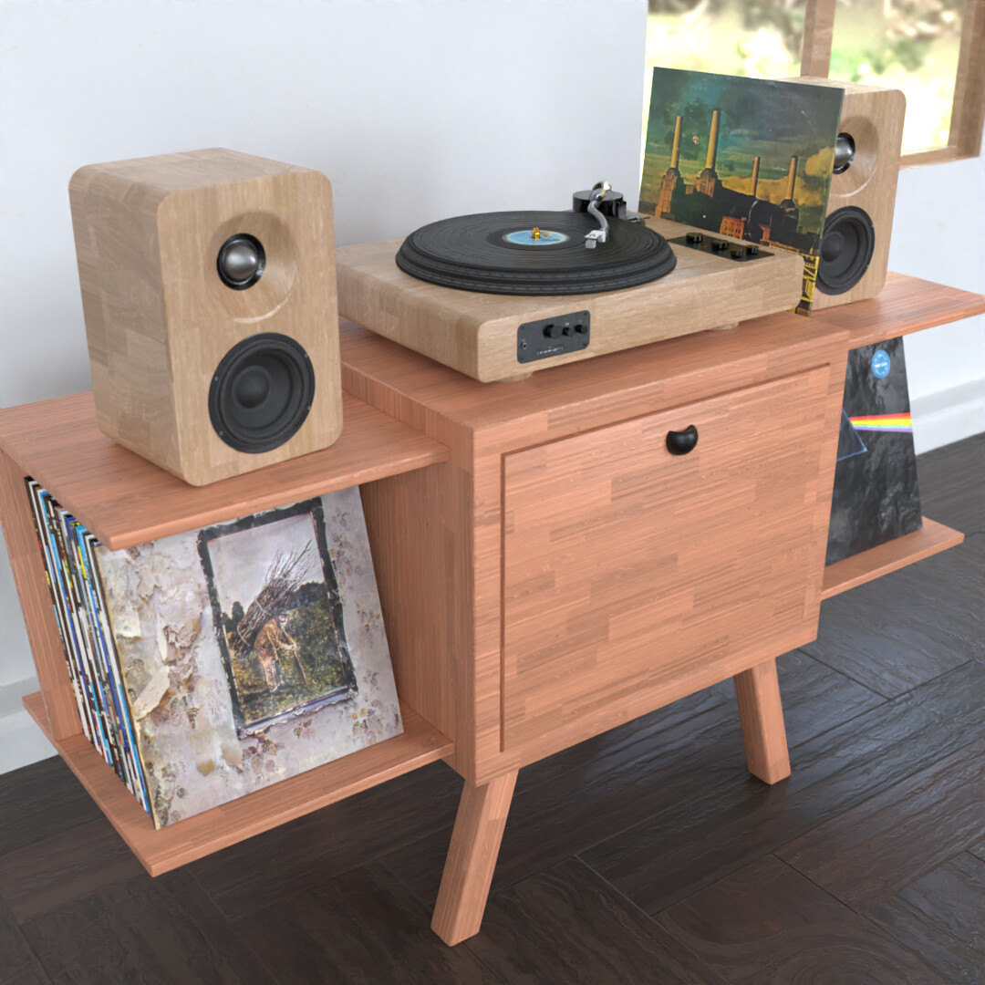 ArtStation - Wood Turntable