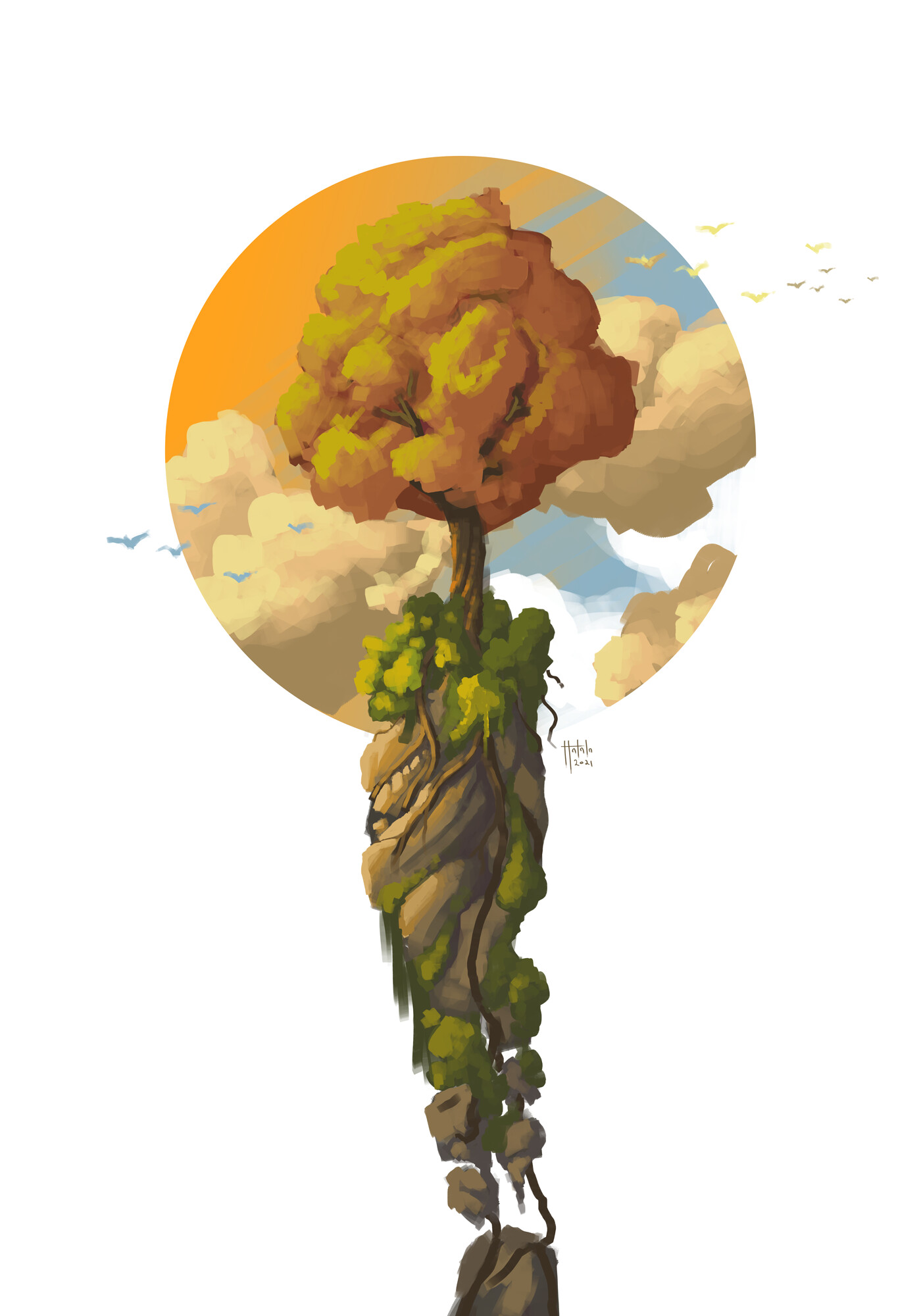 ArtStation - Lone Tree