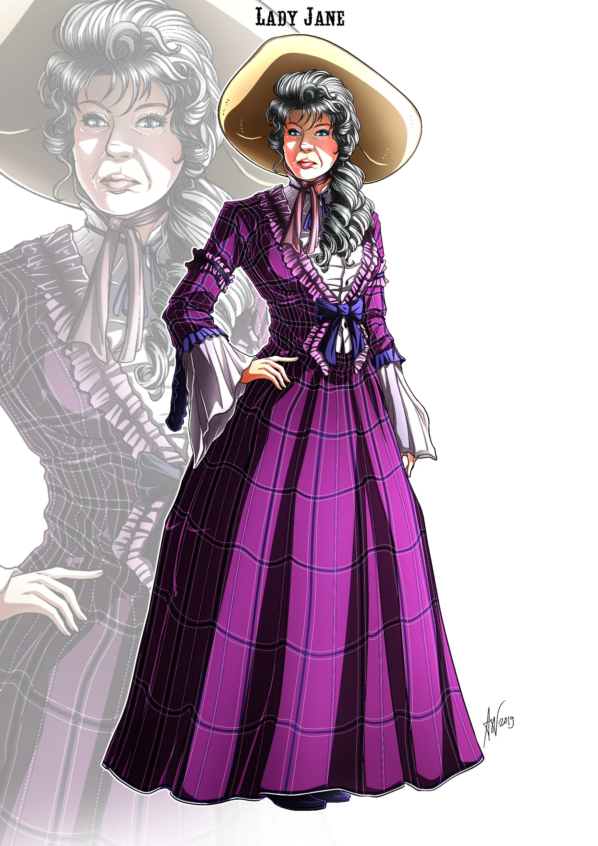 ArtStation - Lady Jane (for client)