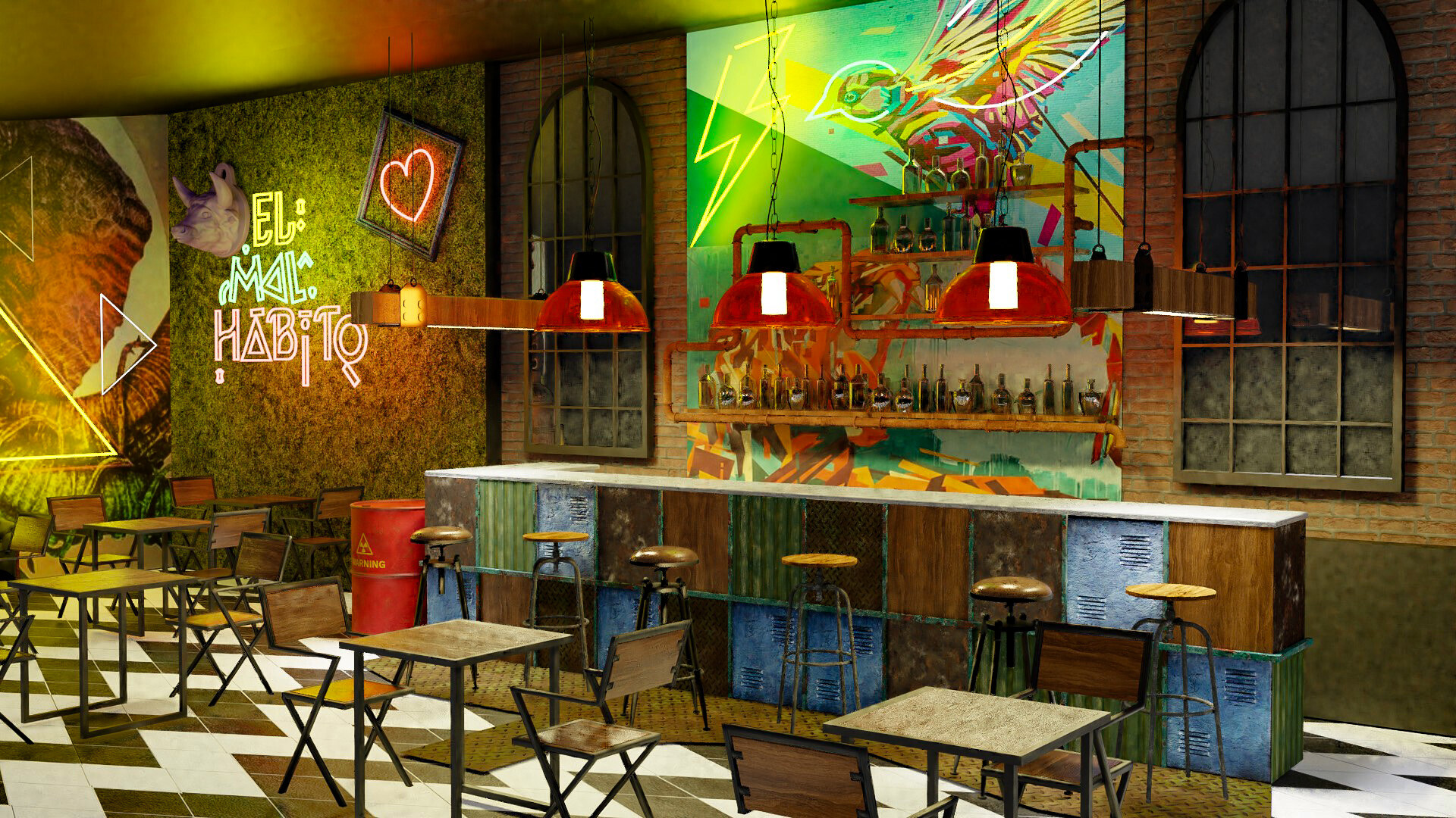 ArtStation - Bar design