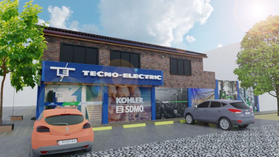 ArtStation - Tecno-electric showroom design
