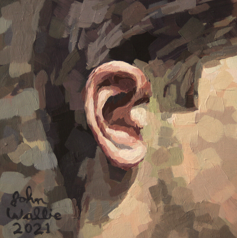ArtStation - Right Ear Self Portrait