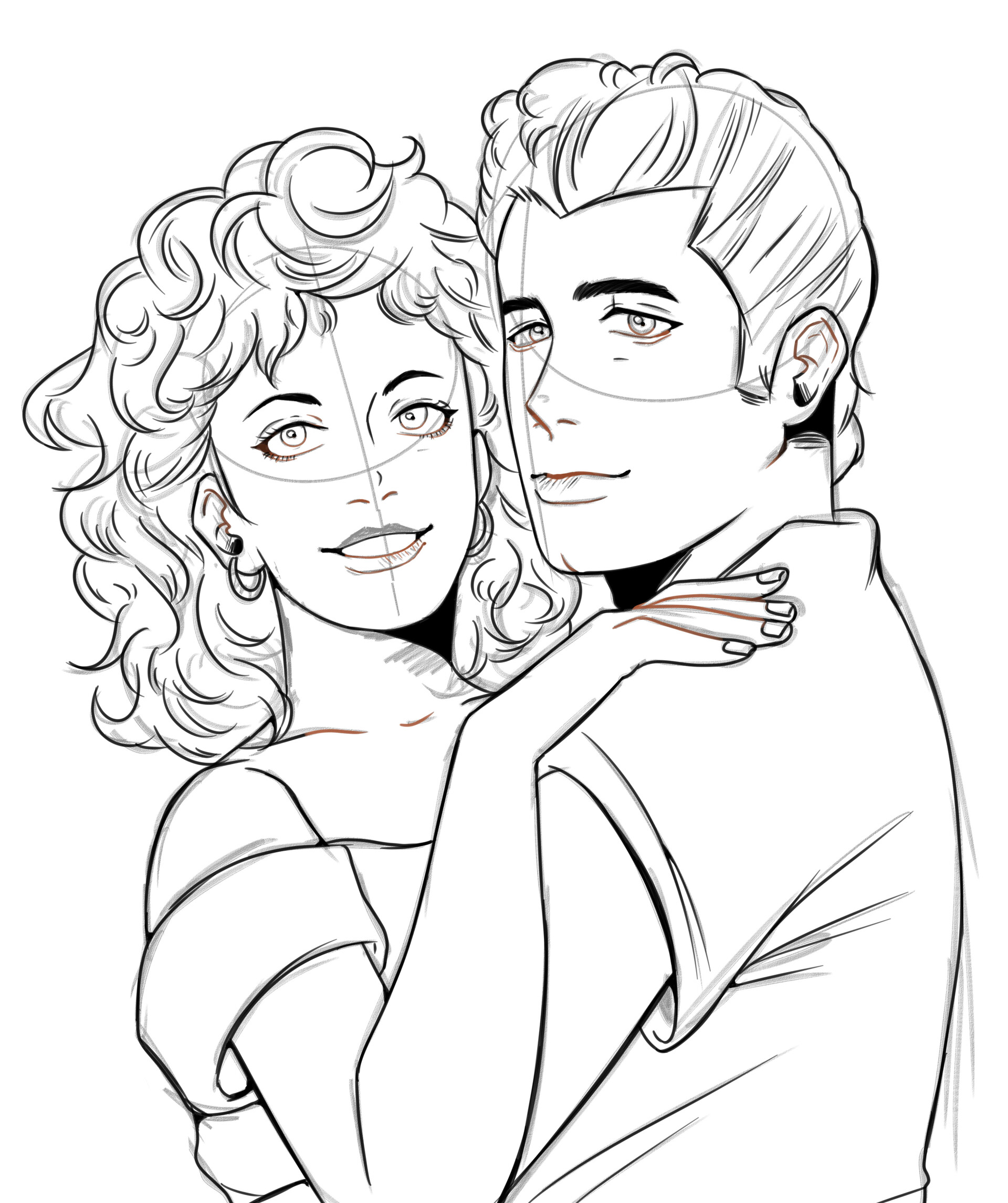 grease coloring sheet
