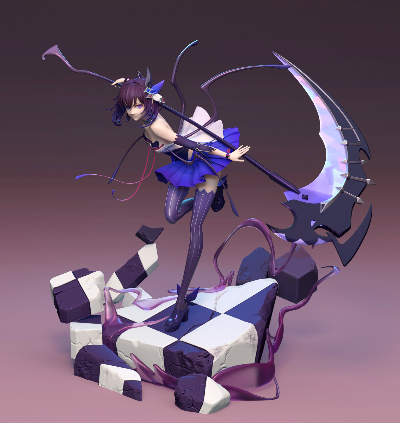 ArtStation - honkai——Seele Vollerei remake