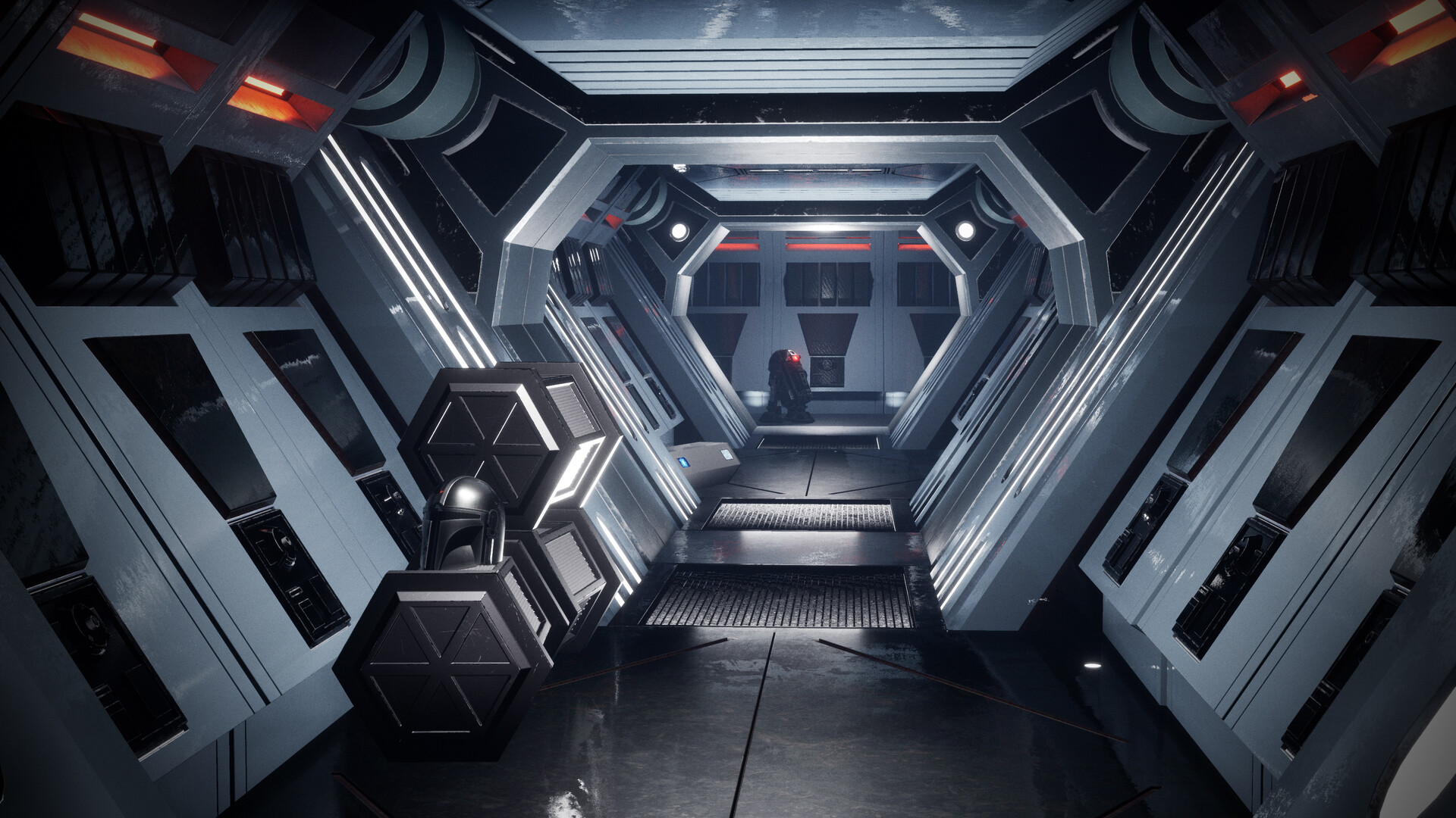 David Evans - Star Wars Imperial Base Corridor (Unreal Engine 4)