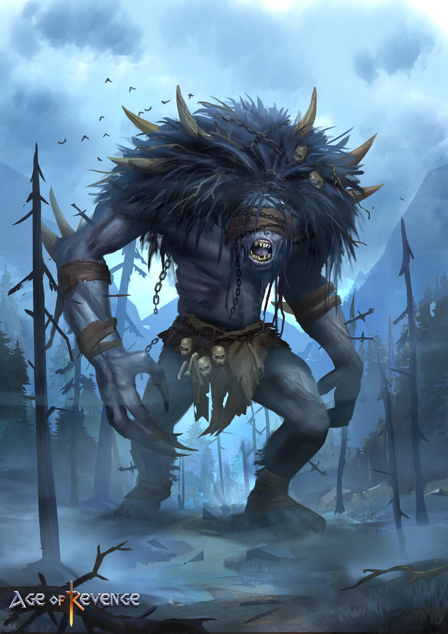 ArtStation - Mountain monster