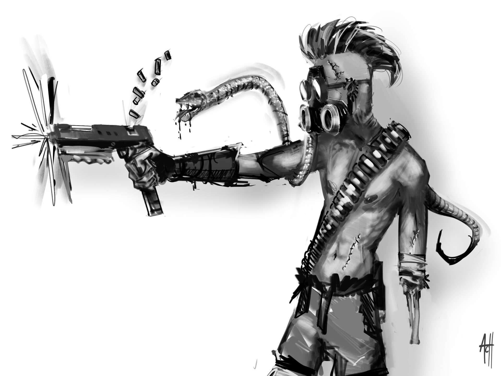 ArtStation - Post apo guy