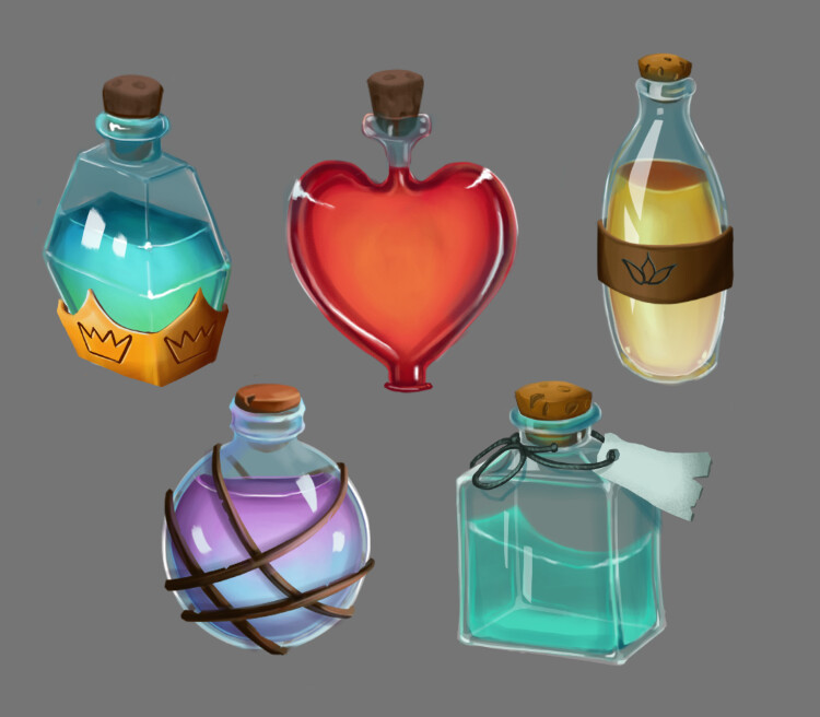 ArtStation - Potions
