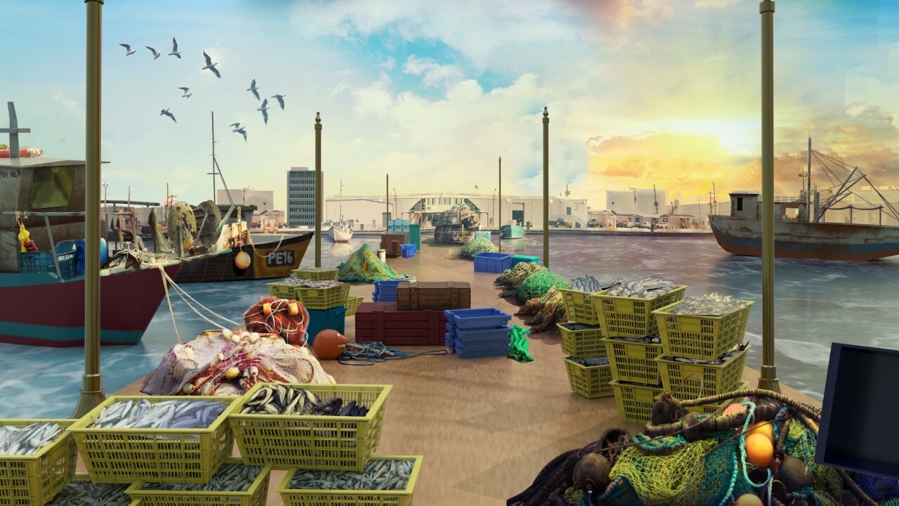 ArtStation - Environment Art Fishing Port