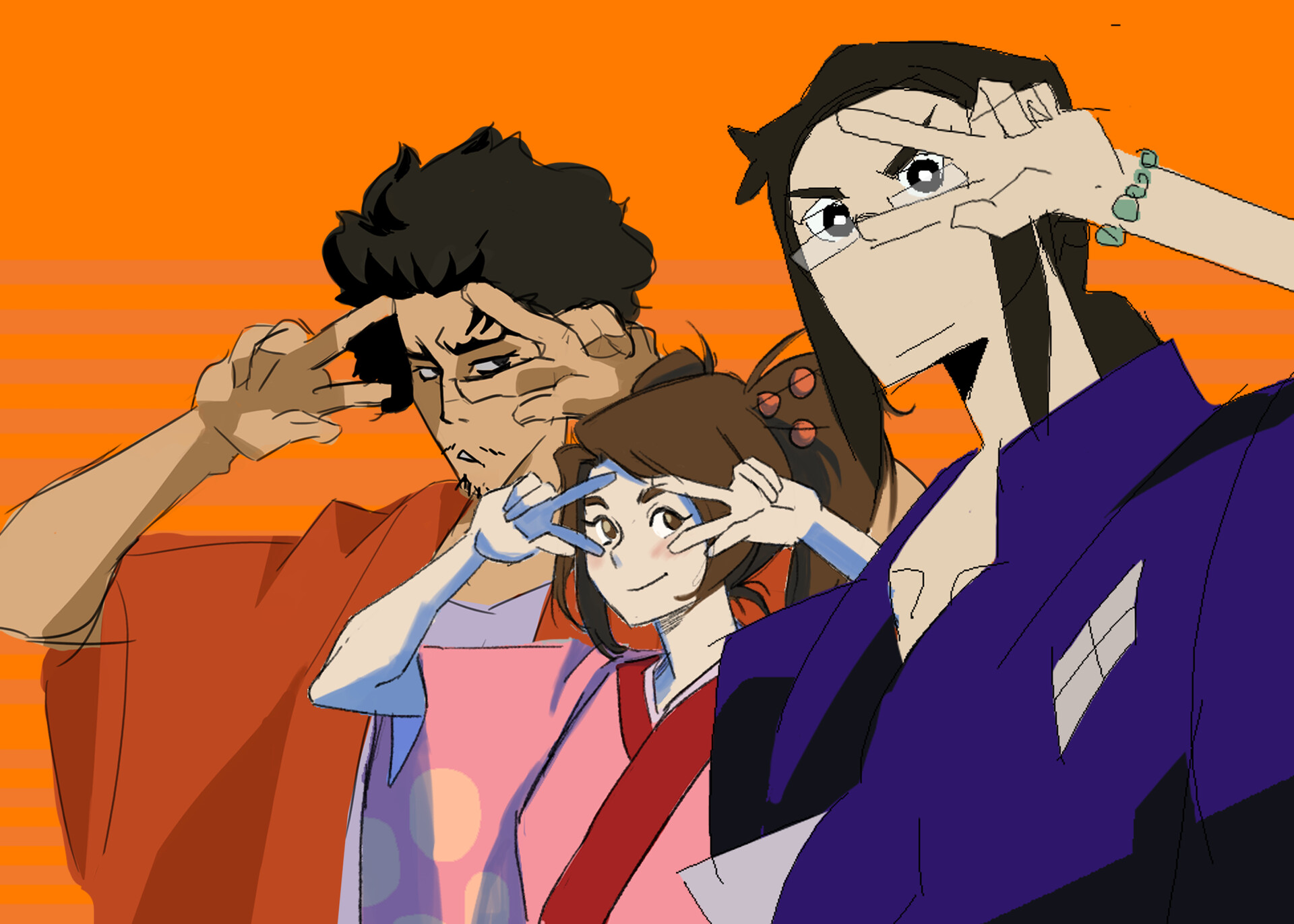 ArtStation - Samurai shamploo colab