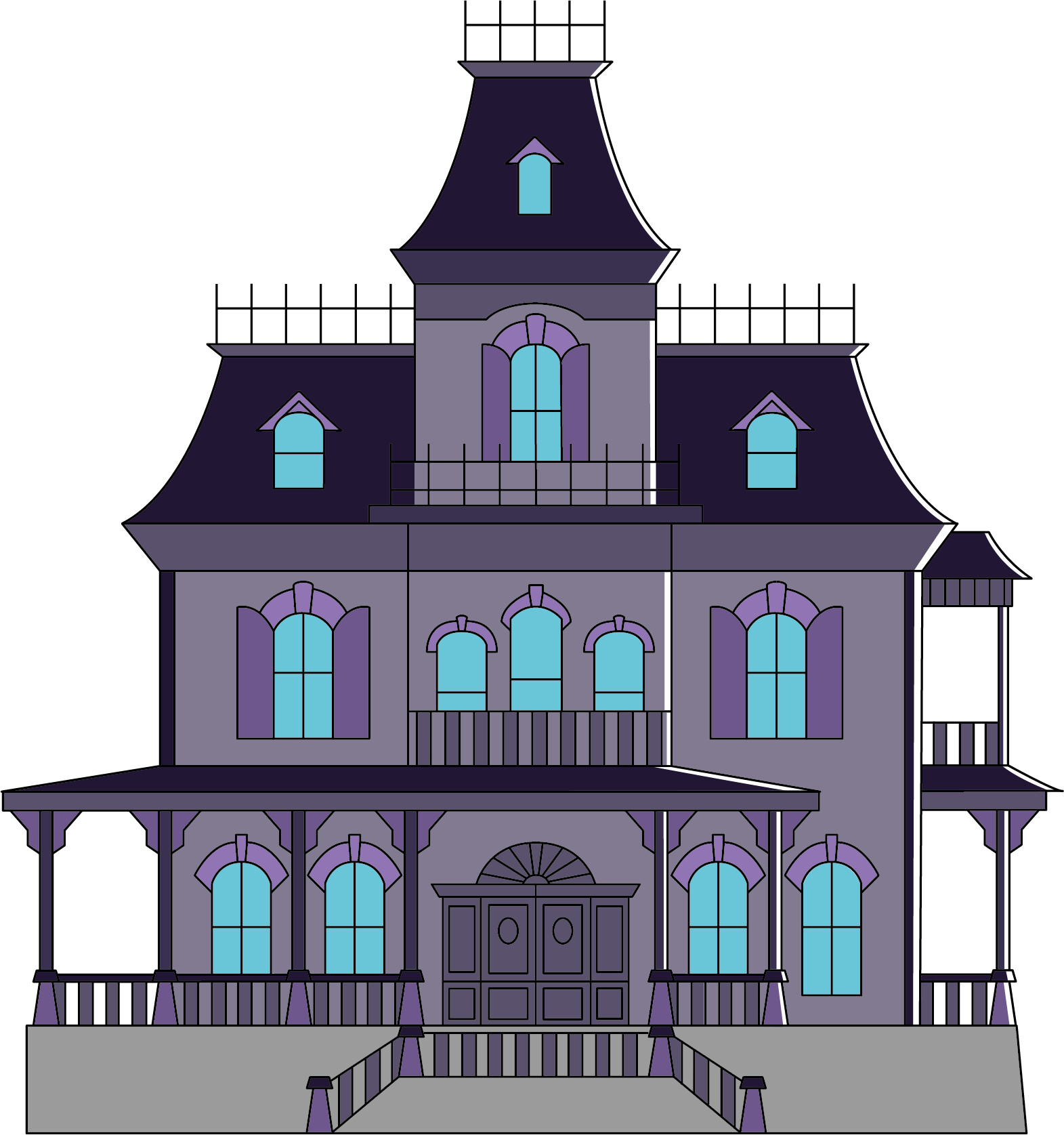 ArtStation - "Phantom Manor" et l' " Overlook Hotel"