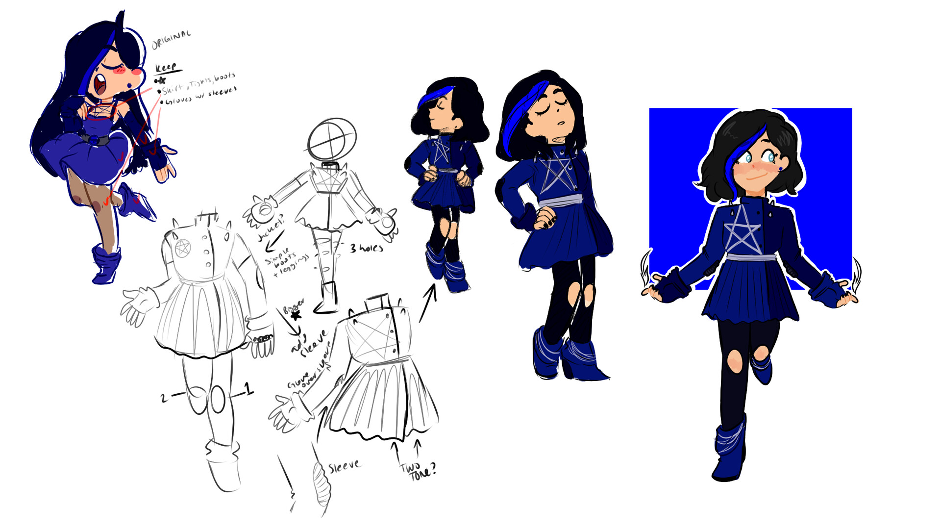 ArtStation - Sierra - Character Design; Outfit