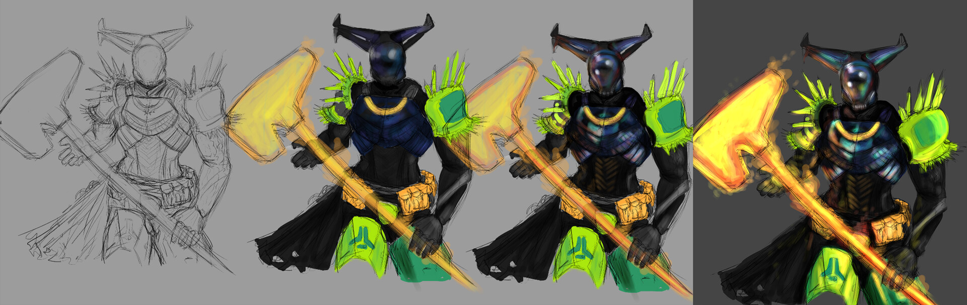 ArtStation - Destiny 2 FANART Titan Progression