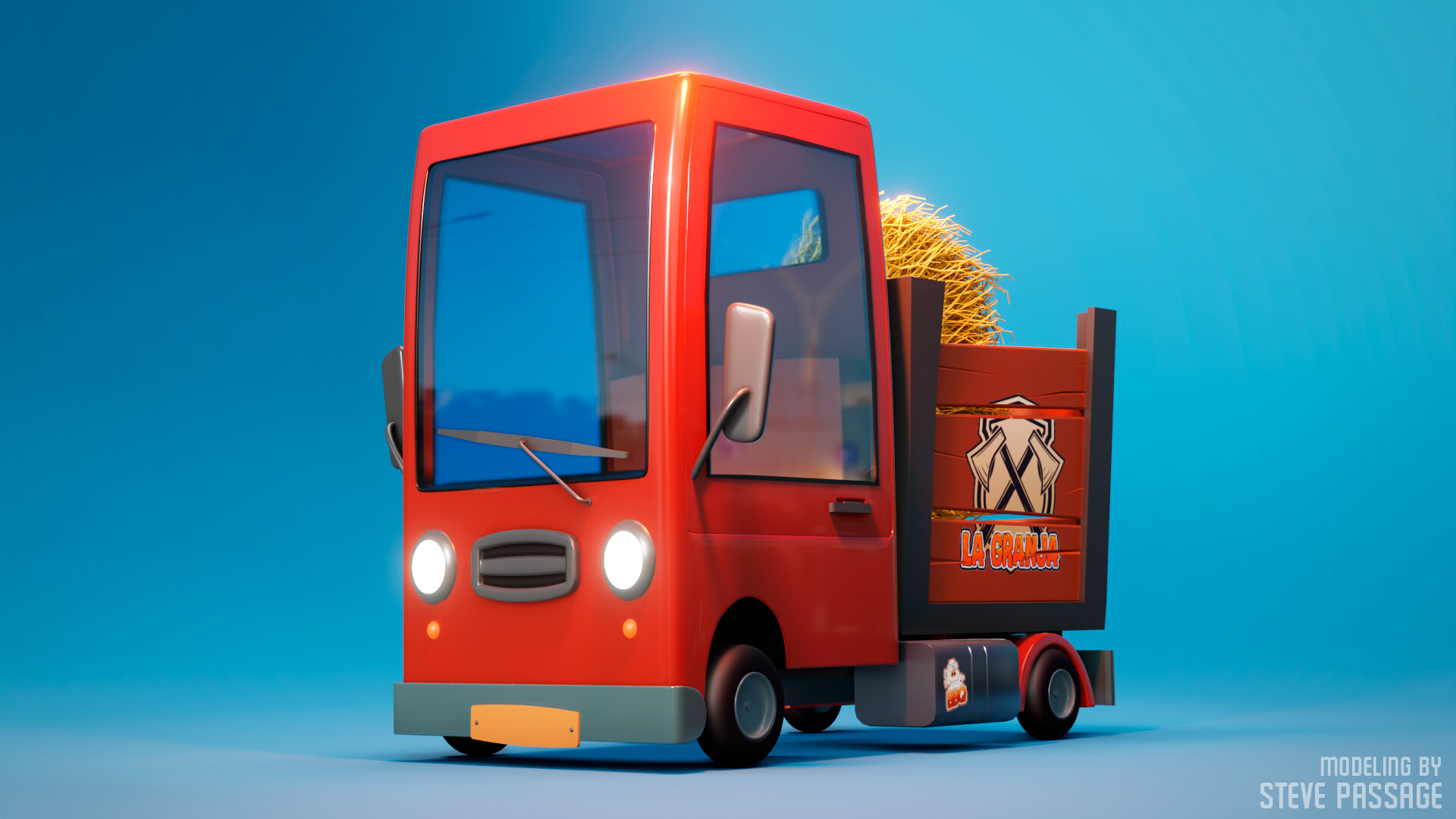 ArtStation - Stylized cartoon car