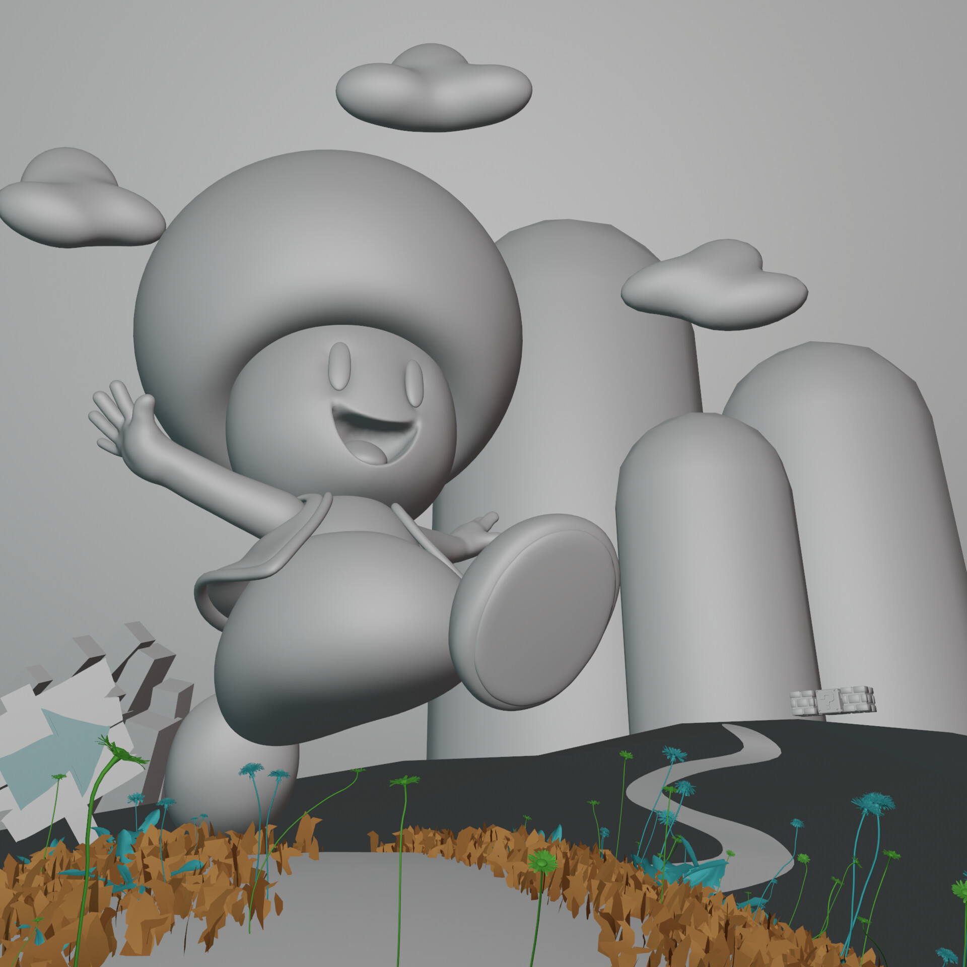 Scrap CG - Koby - Toad Fan Art