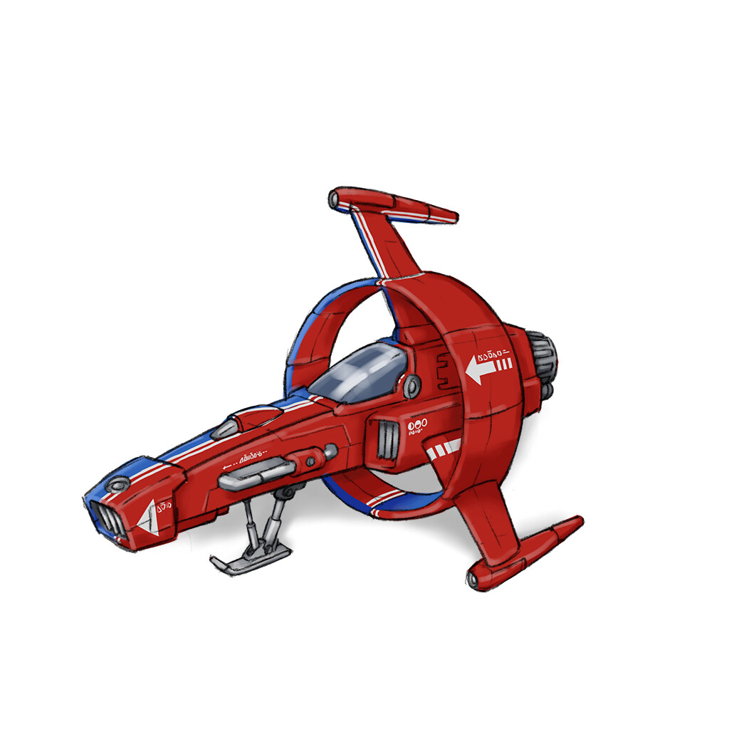 ArtStation - Starship Sketch