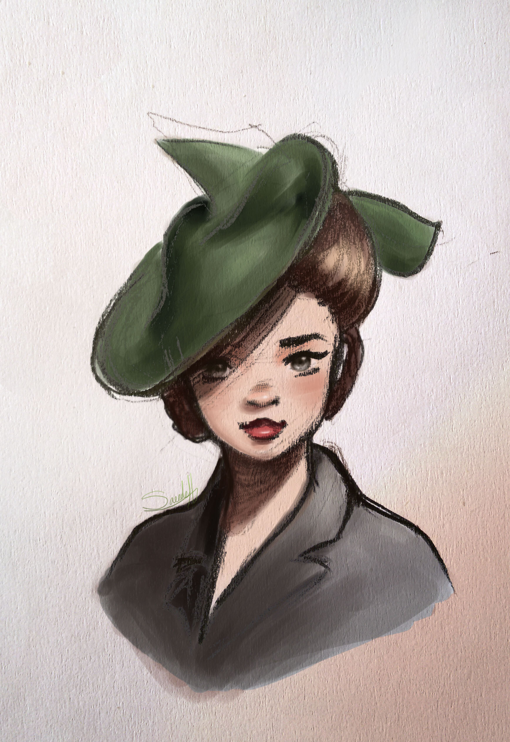 ArtStation - Lady ~ Hat