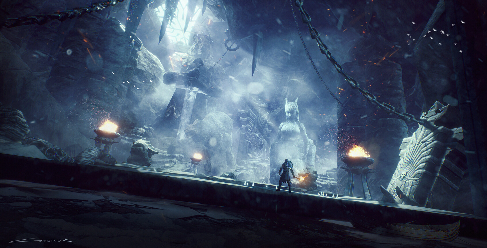 ArtStation - Great Hall, Gokhan Kahraman