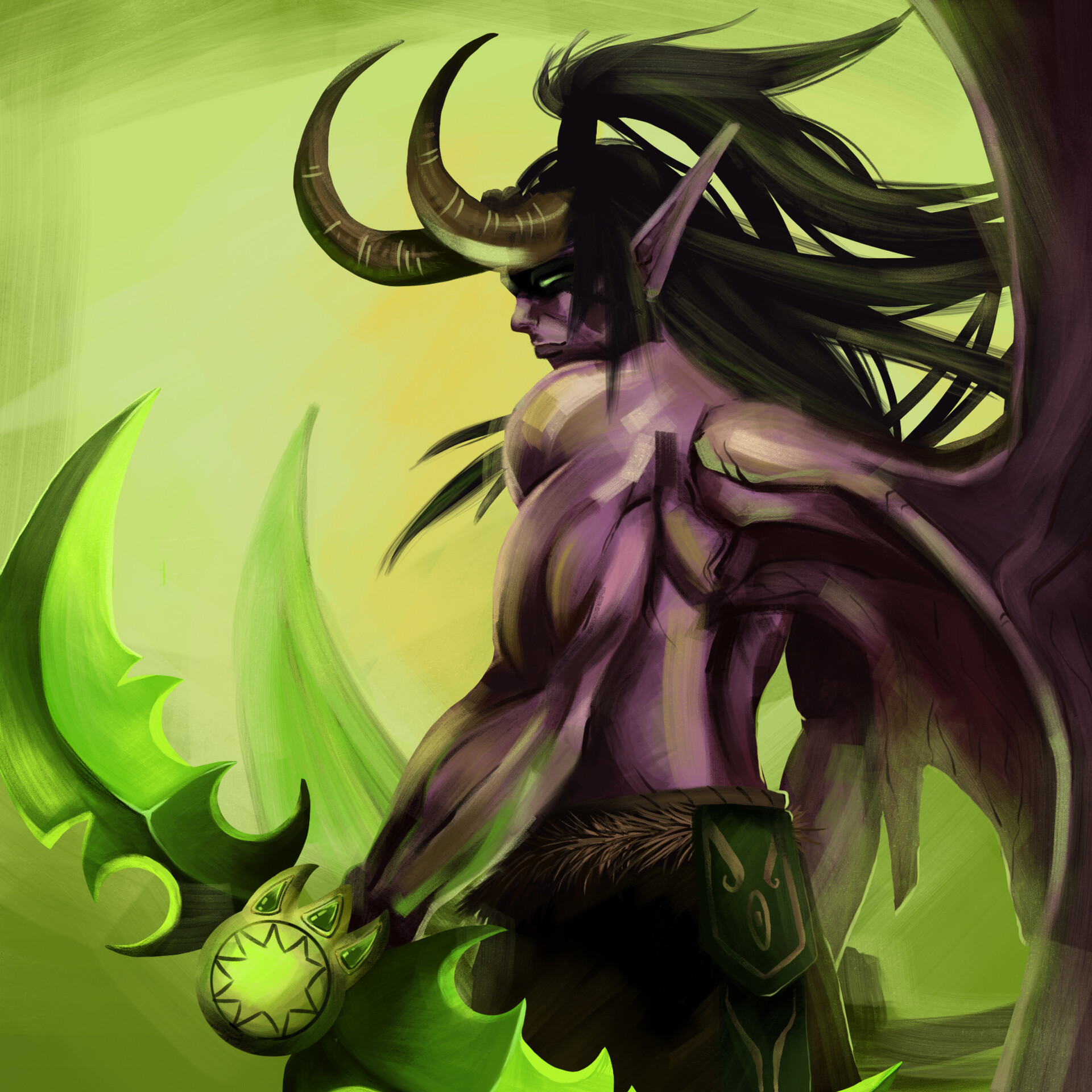 ArtStation - illidan stormrage
