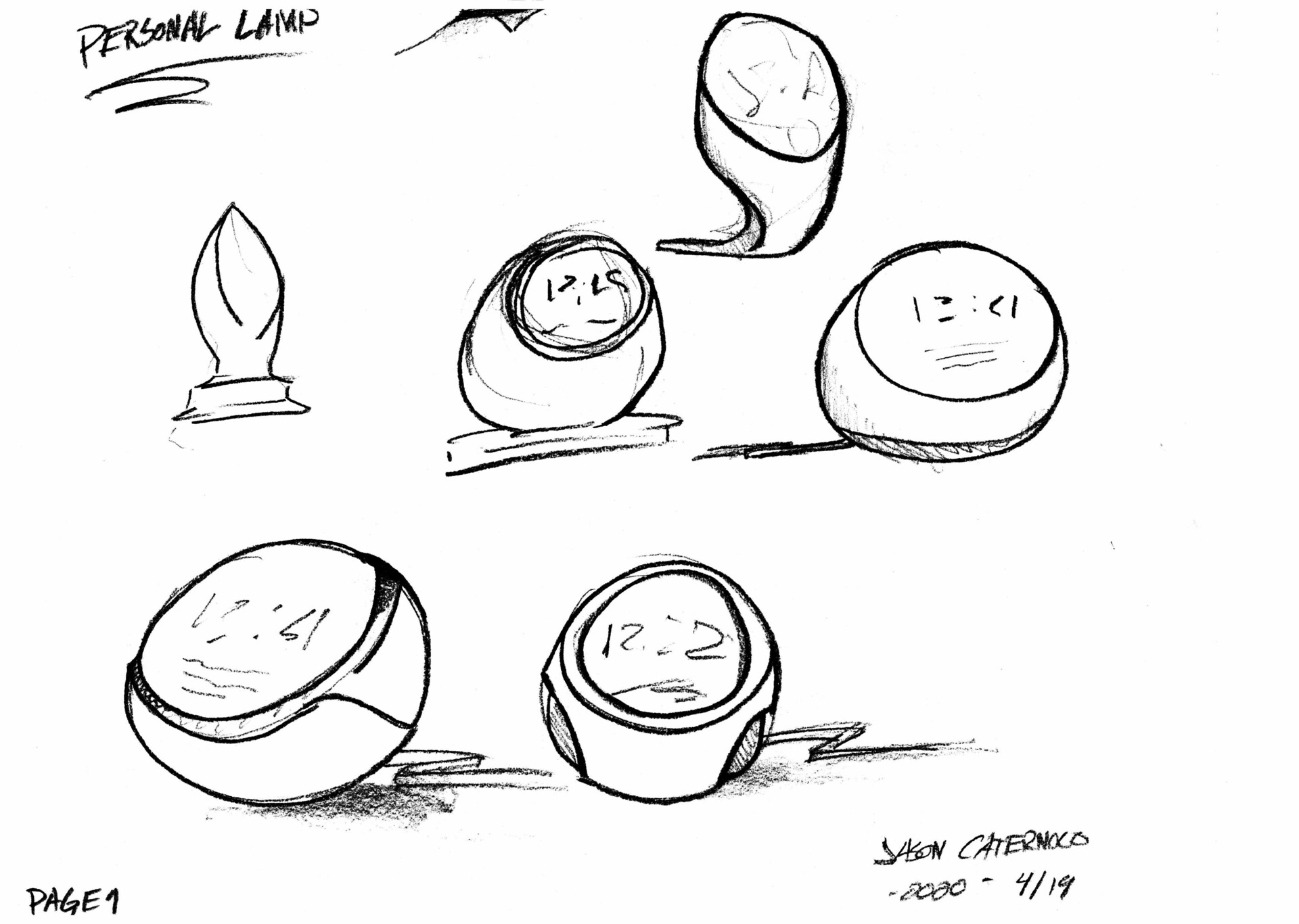 ArtStation - Lamp & Personal Light Design Ideations