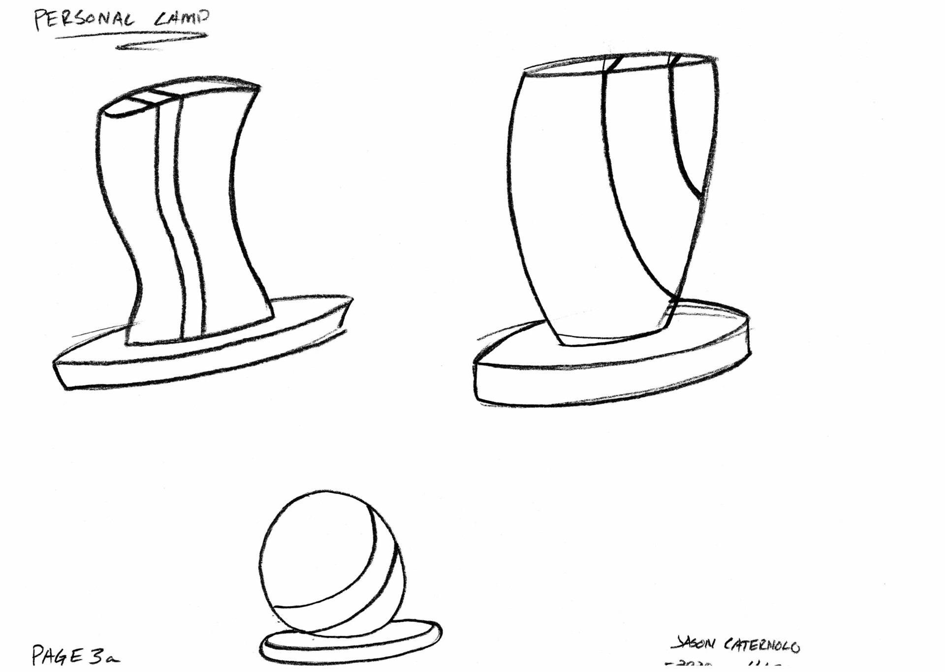 Jason Caternolo - Lamp & Personal Light Design Ideations