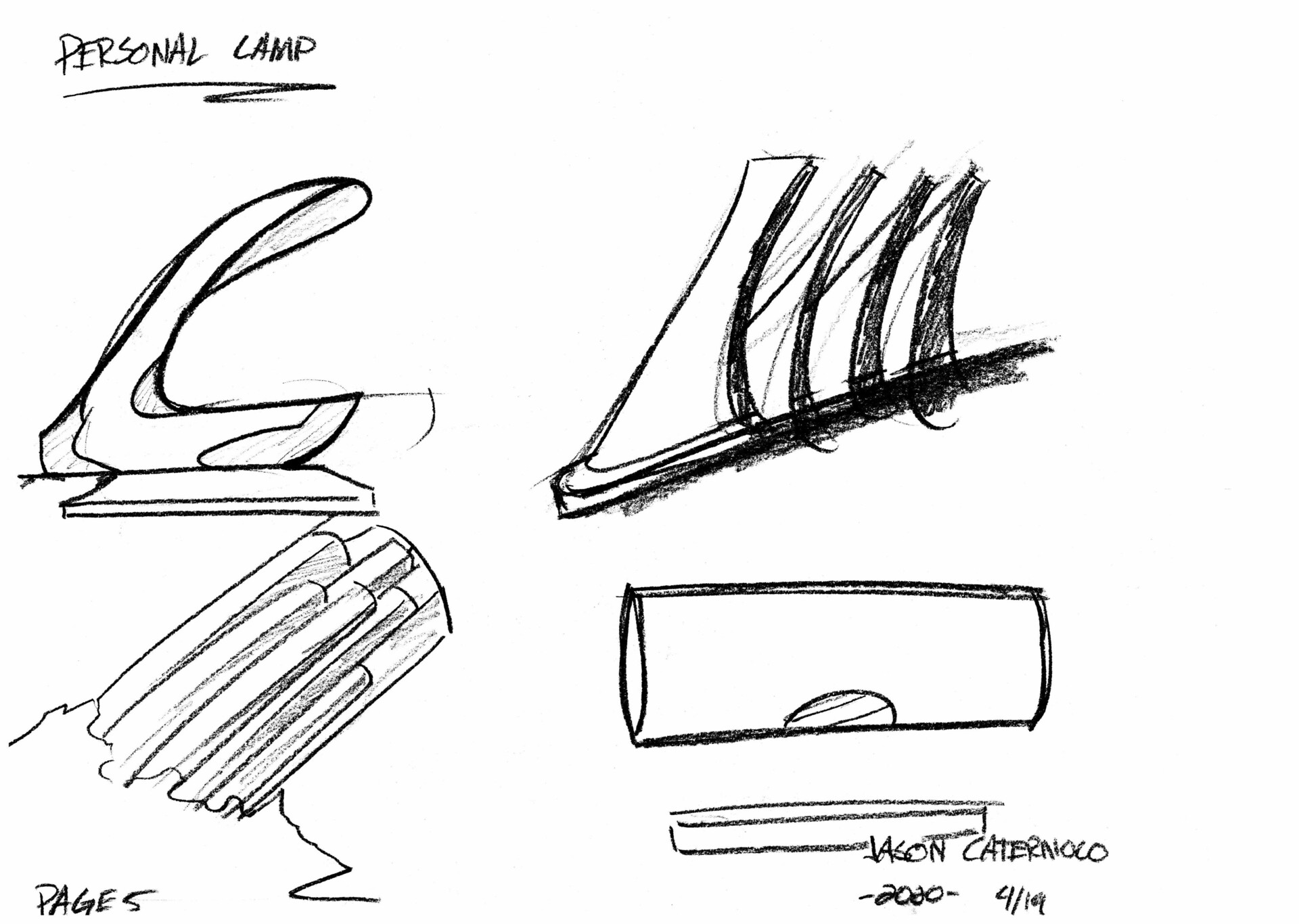 Jason Caternolo - Lamp & Personal Light Design Ideations