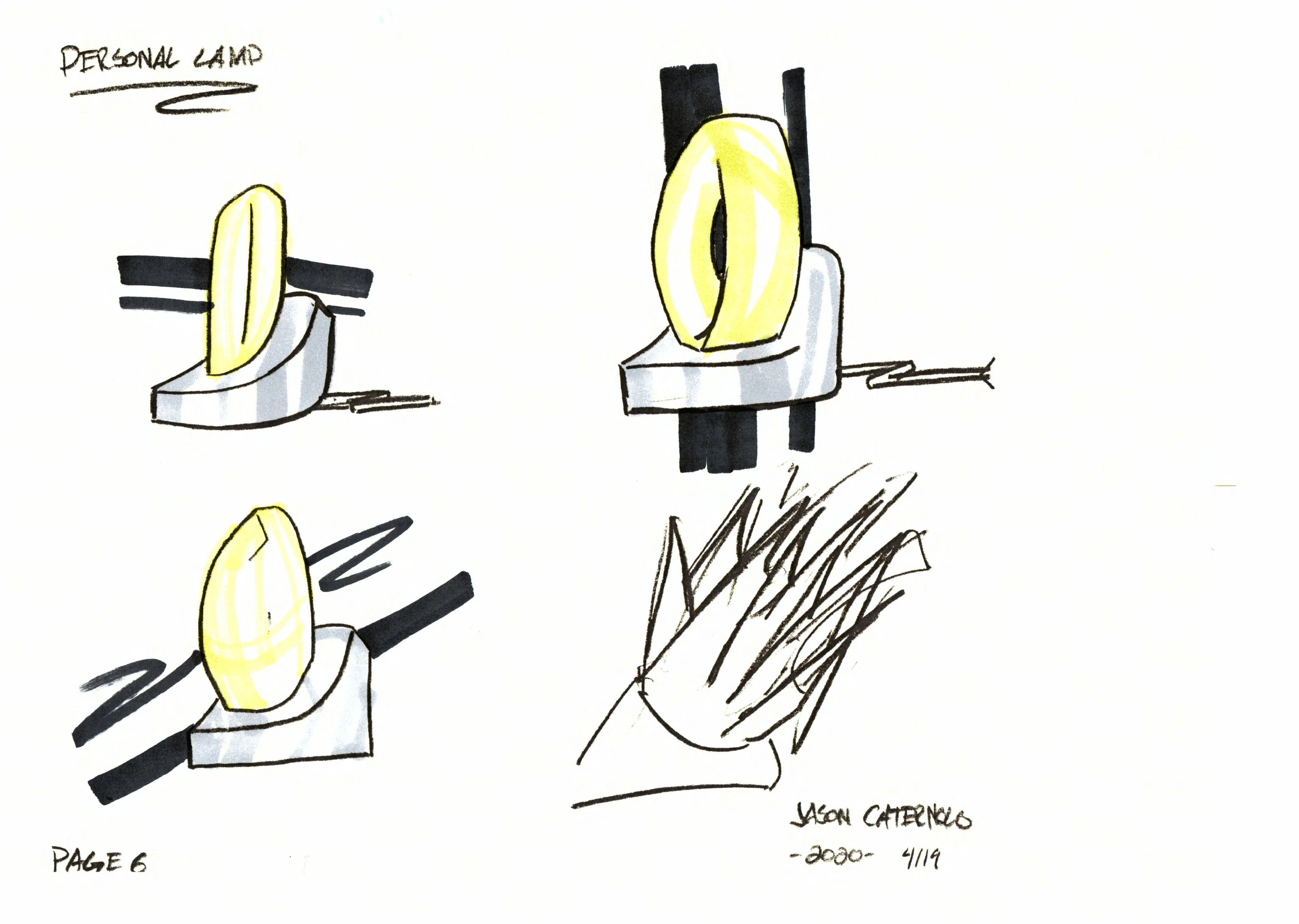 Jason Caternolo - Lamp & Personal Light Design Ideations
